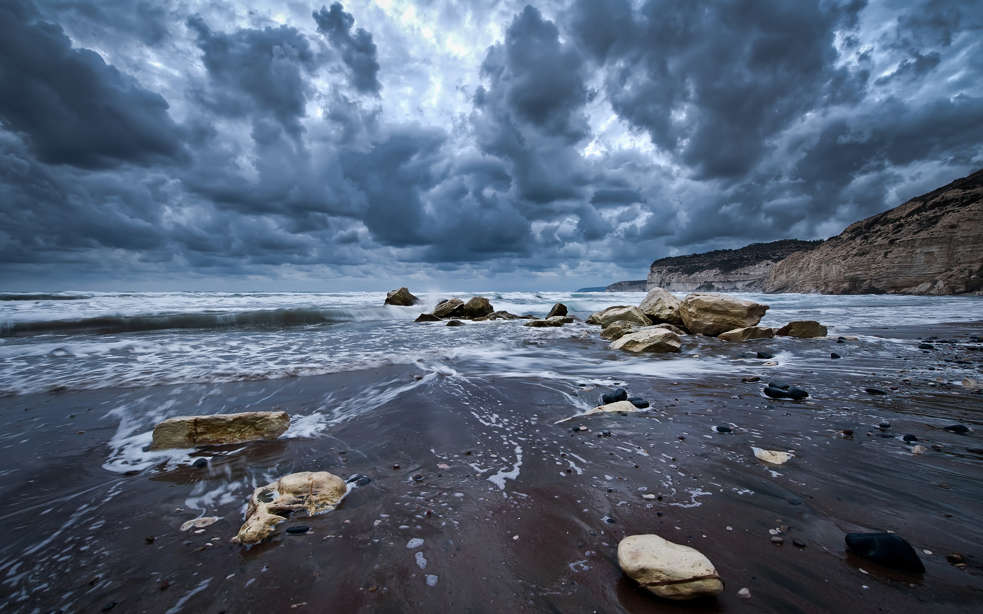 nature, Beaches, Sand, Rocks, Shore, Coast, Ocean, Sea, Tide, Waves ...