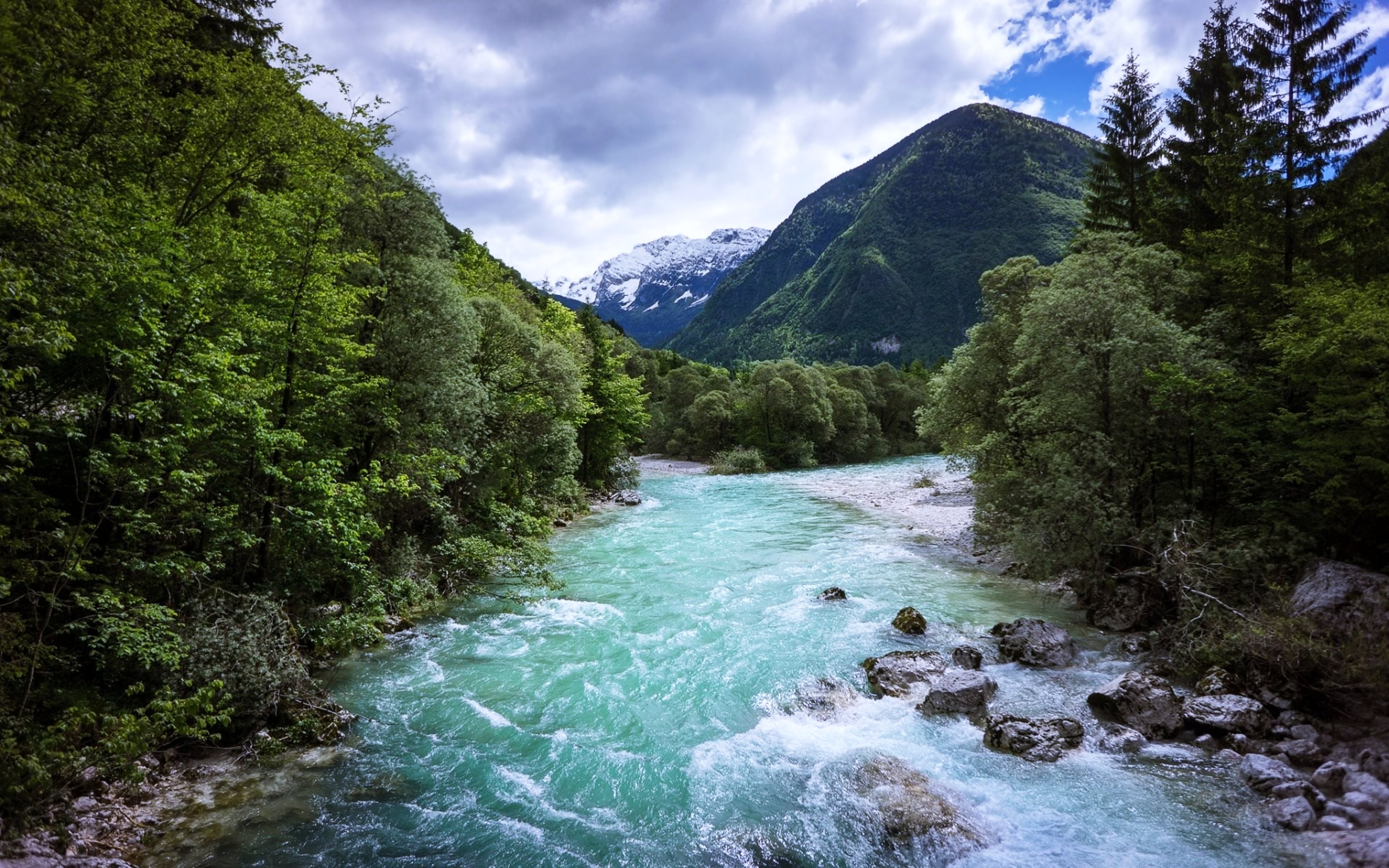 canada, Rivers, Stones, Rocks, Trees, Forest, Jungle, Mountains, Water ...