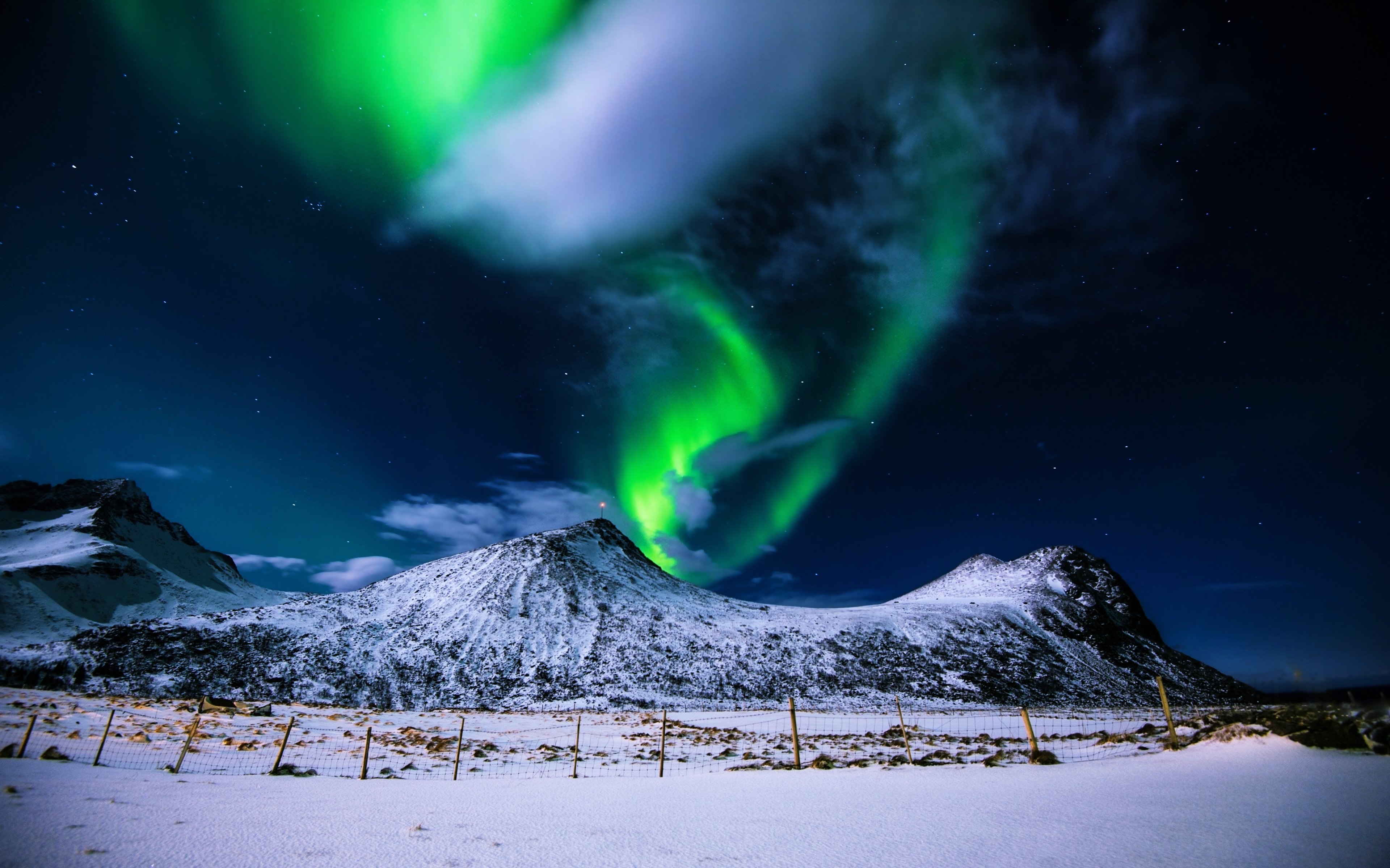 landscapes, Nature, Earth, Cold, Sky, Clouds, Stars, Evening, Snow ...