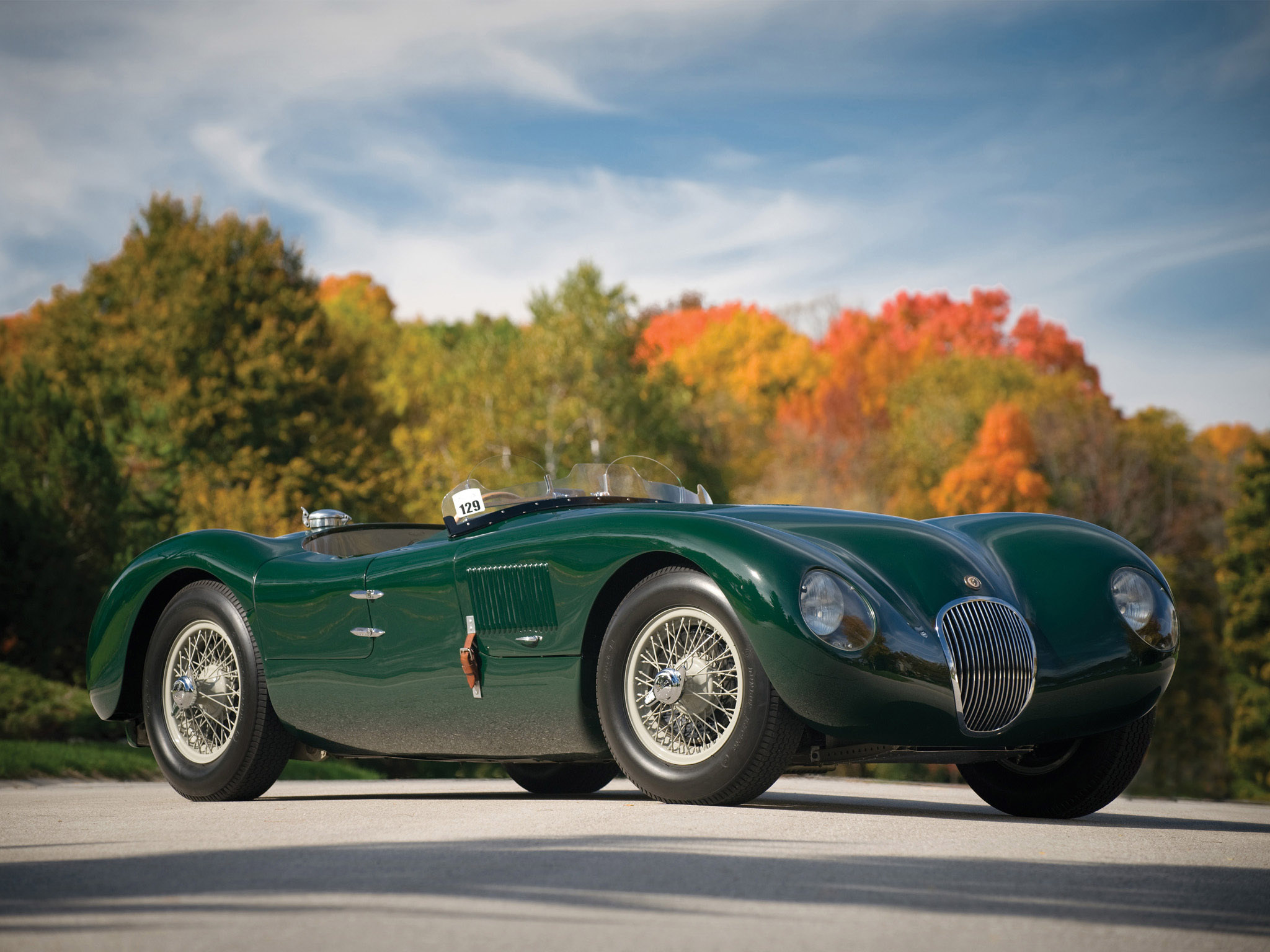 1951, Jaguar, C type, Retro, Supercar, Supercars, Race, Racing ...