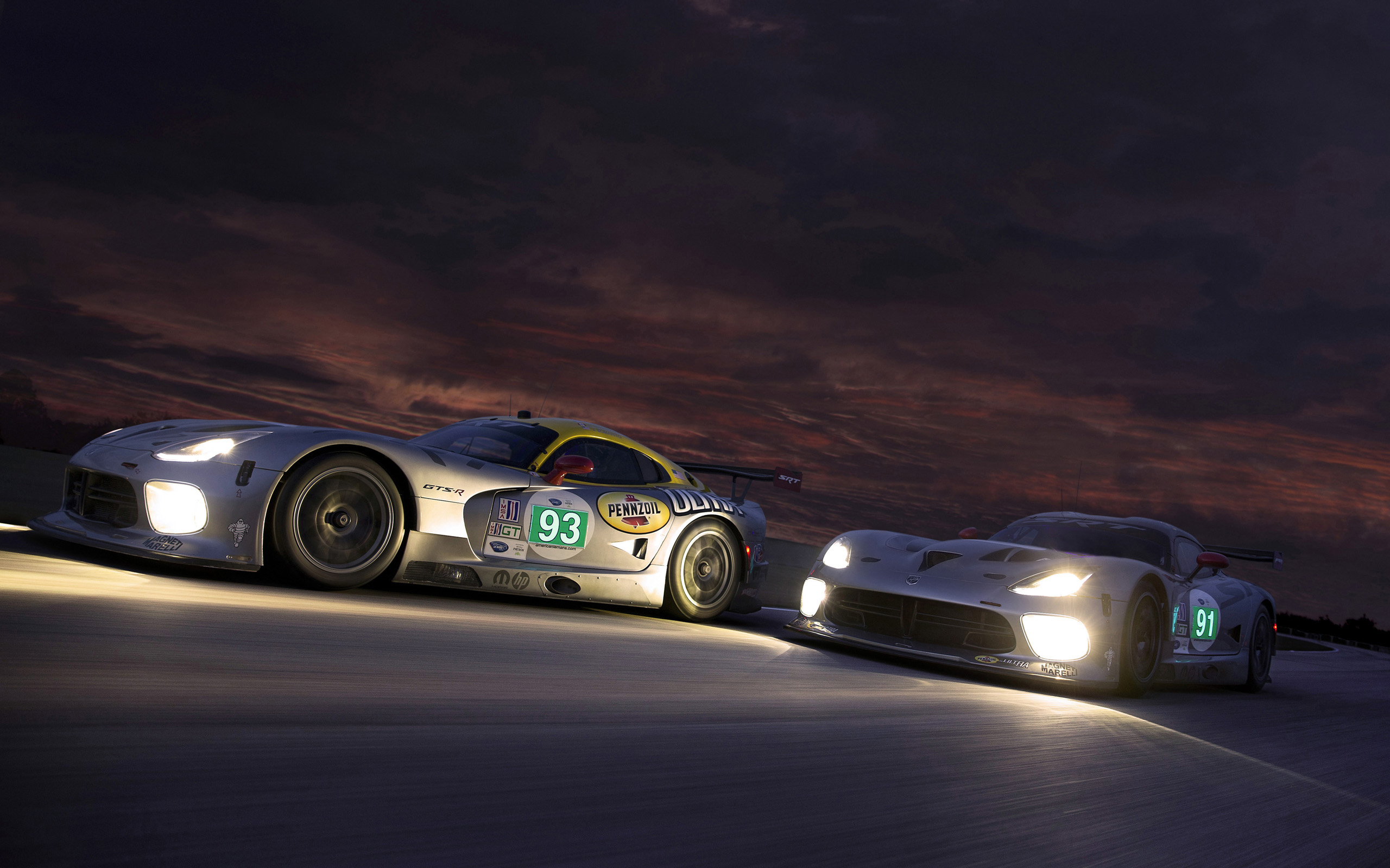 2013, Srt, Dodge, Viper, Gts r, Le mans, Race, Racing, Supercar ...