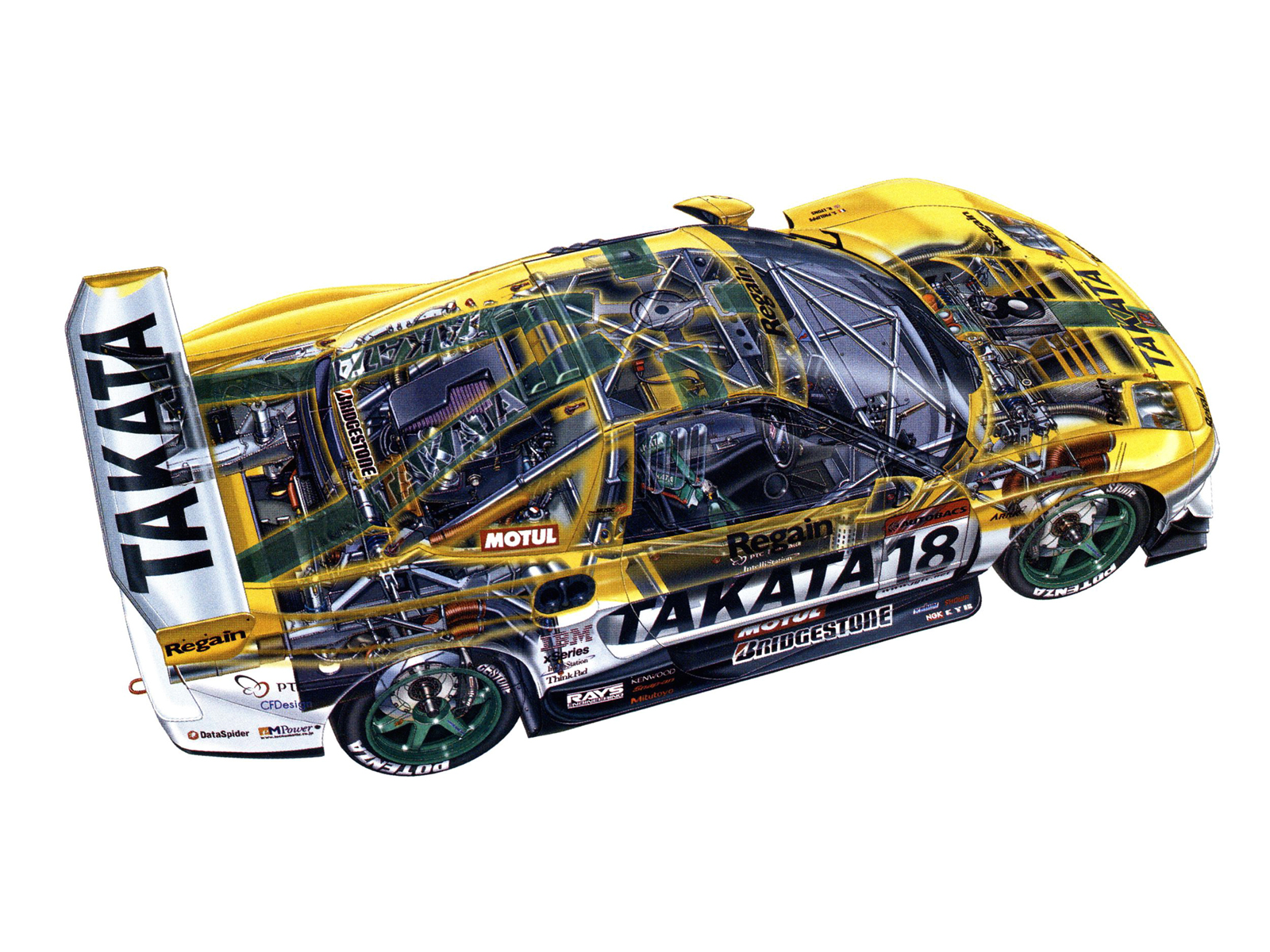 2002aei10, Honda, Nsx, Gt500, Na2, Race, Racing, Supercar, Supercars ...