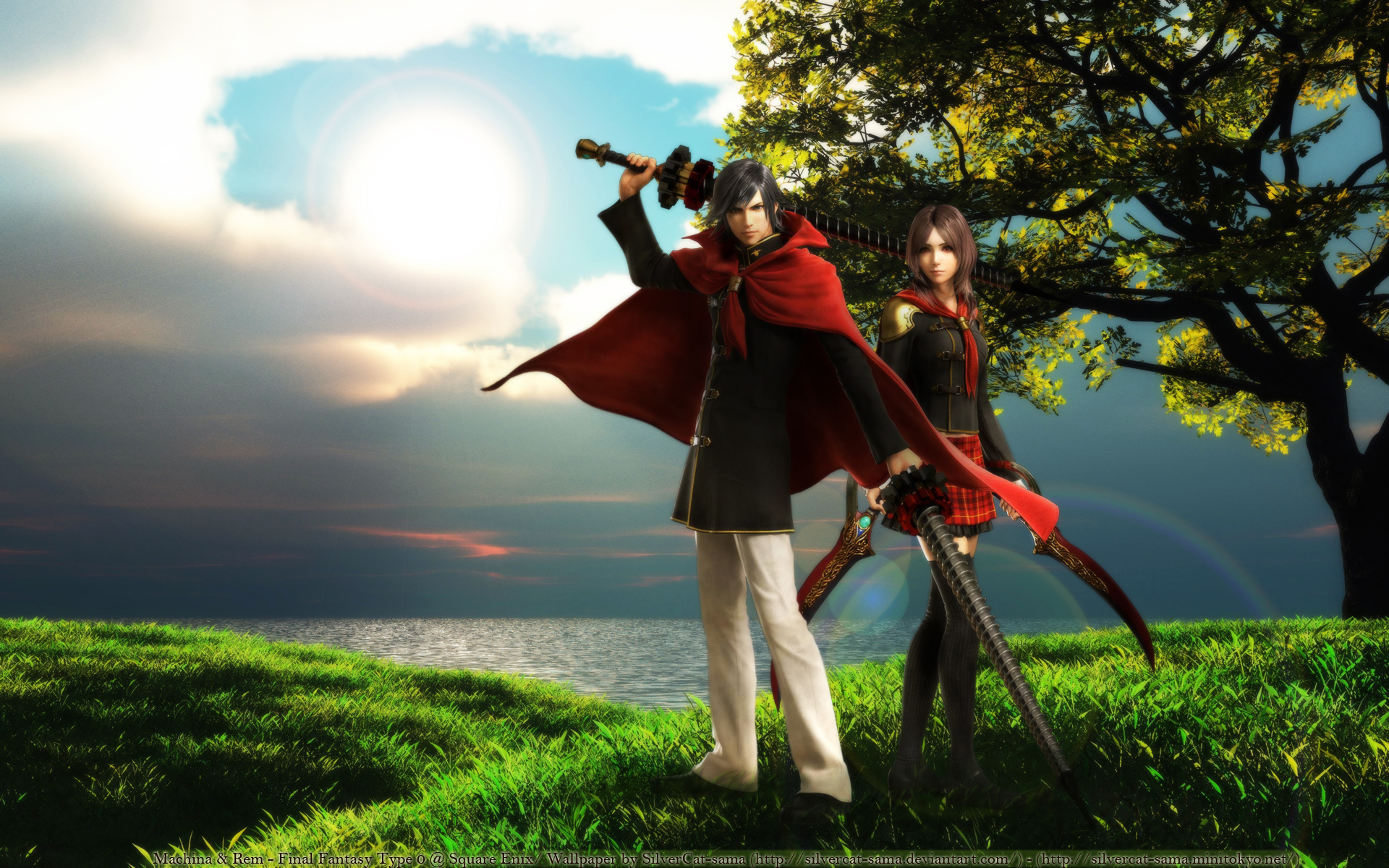 final, Fantasy, Type 0, Game, Rem, Tokimiya, Character, Machina ...