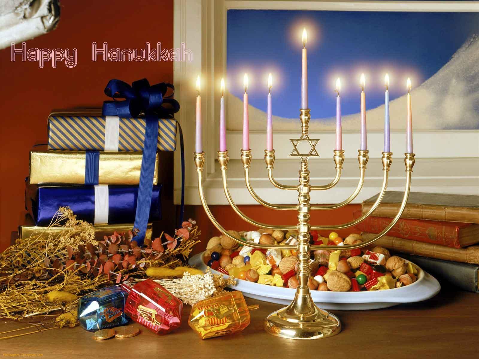 Hanukkah Jewish Festival Holiday Candelabrum Candle Menorah Hanukkah Jewish Festival Holiday Candelabrum Candle Menorah