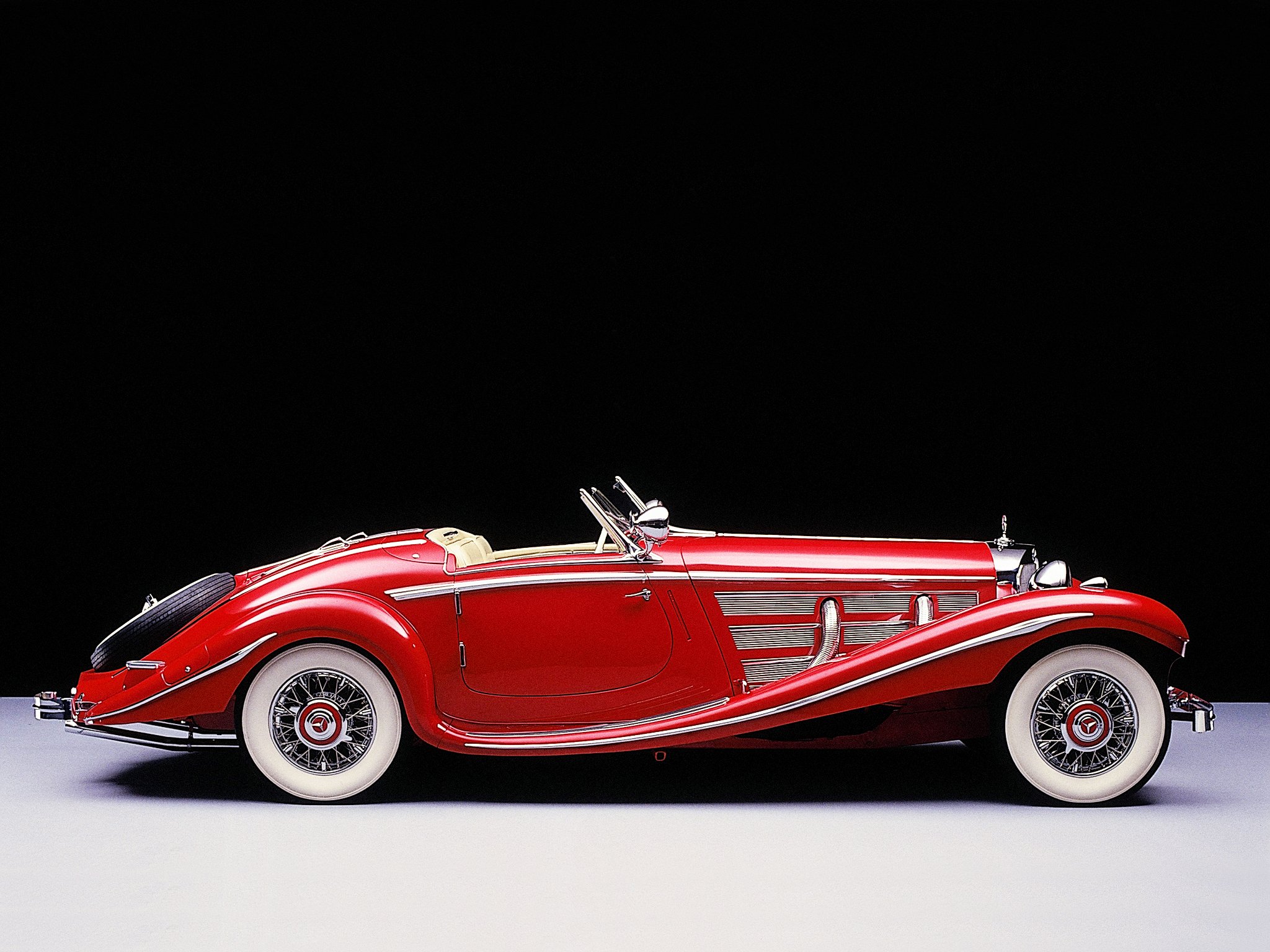 1936, Mercedes, Benz, 500k, Special, Roadster, Vintage, Luxury ...