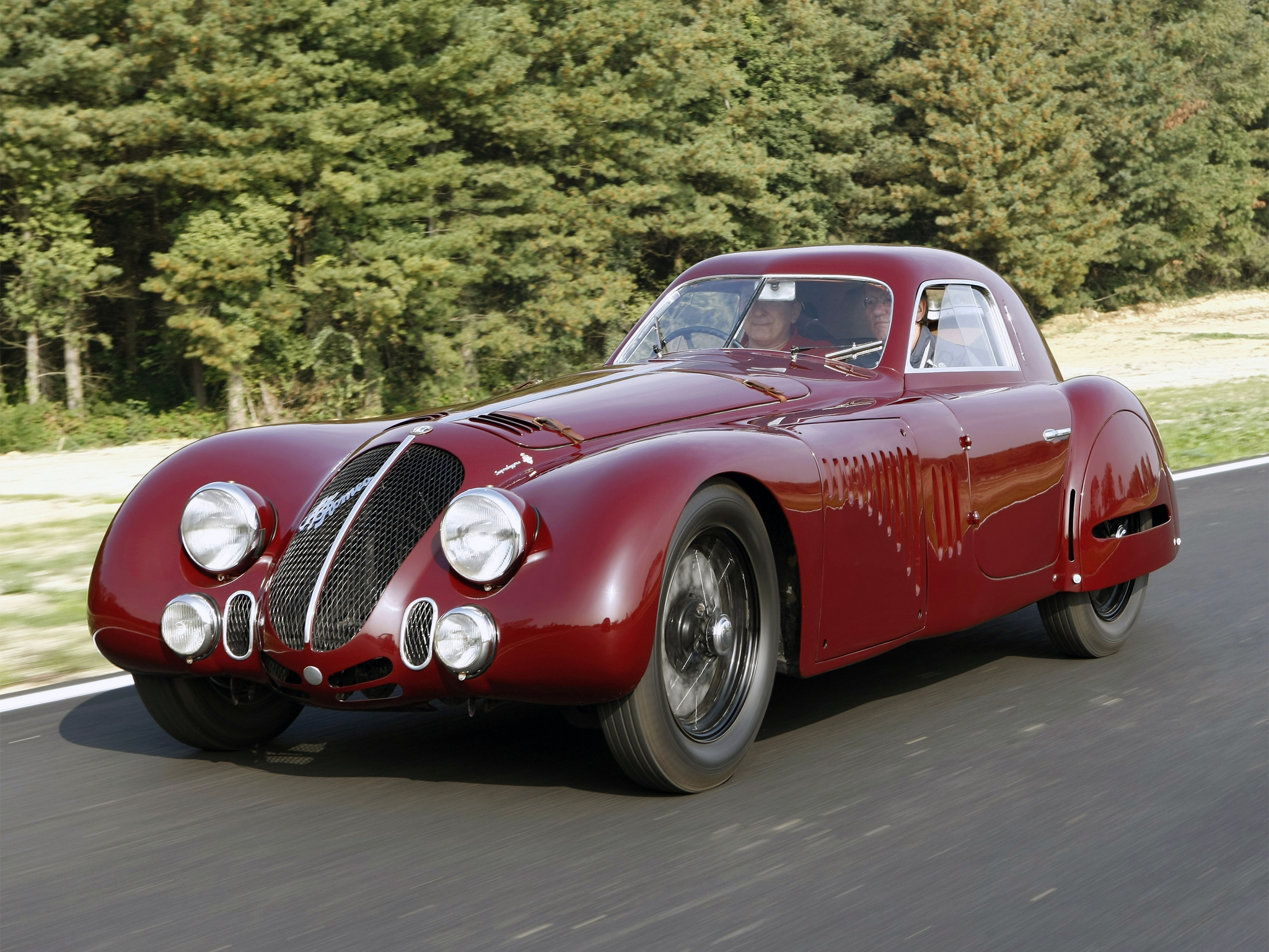 1938, Alfa, Romeo, 8 c, 2900b, Speciale, Lemans, Retro, Race, Racing ...