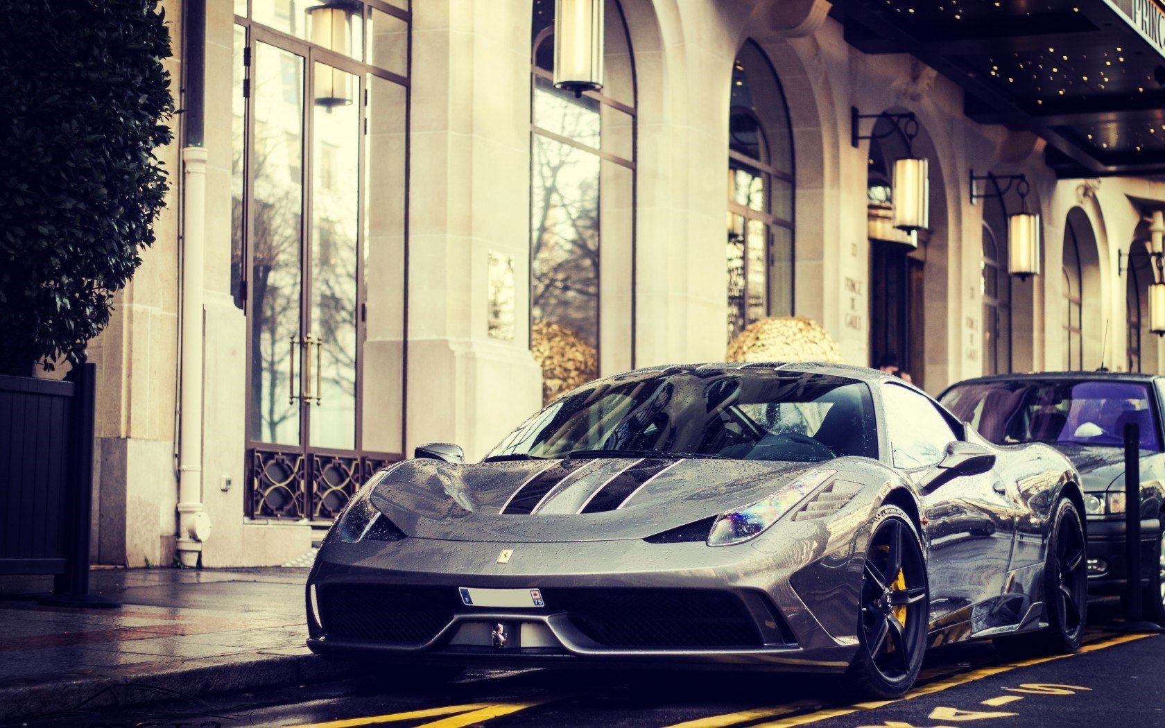 city, Ferrari, 458, Morning, Street, Supercar, Tuning, Widescreen ...