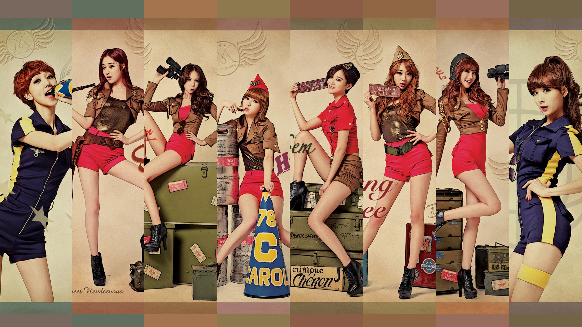 nine, Muses, Kpop, K pop, Dance, Pop Wallpapers HD / Desktop and Mobile ...