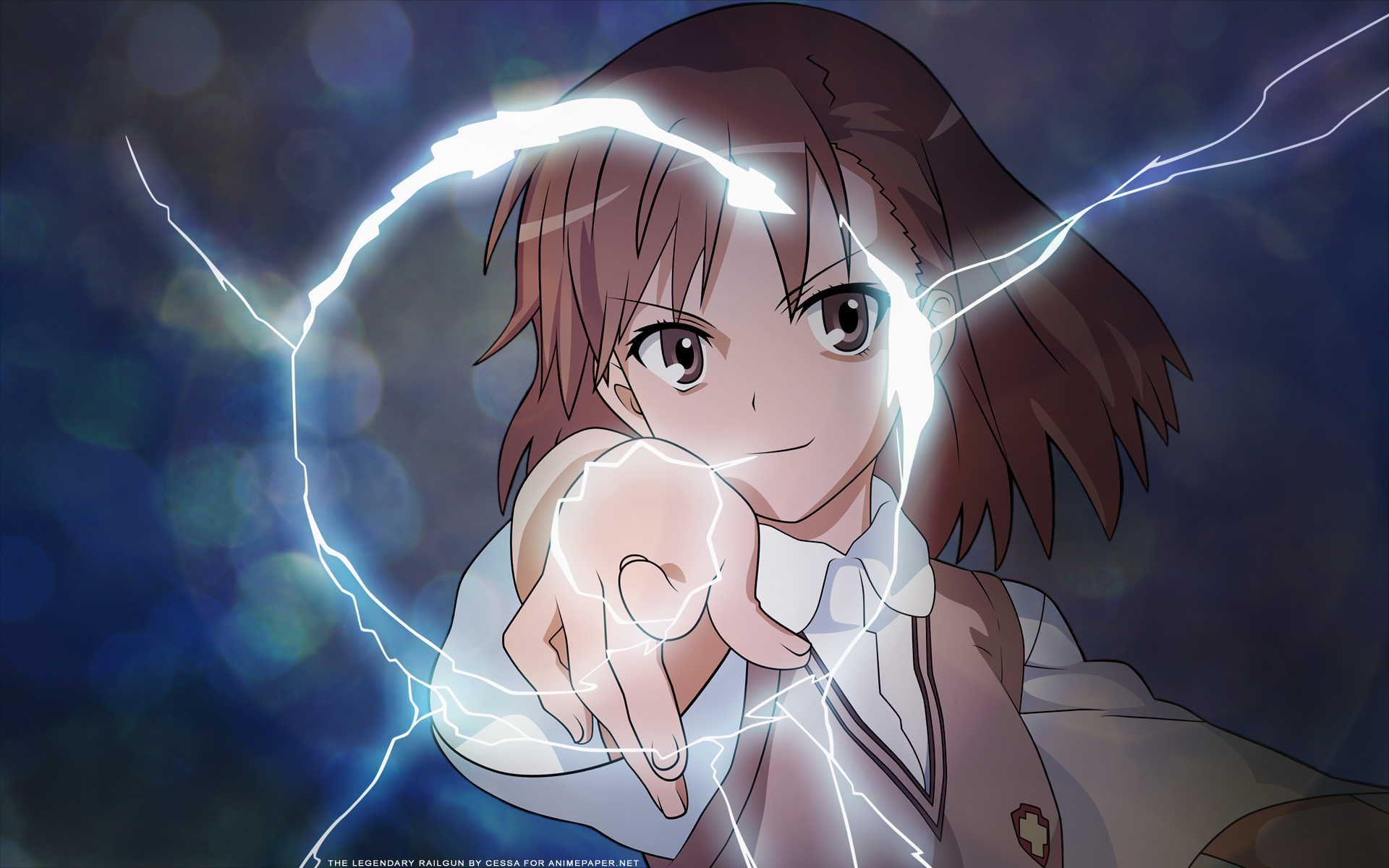 brown, Eyes, Brown, Hair, Misaka, Mikoto, Seifuku, To, Aru, Kagaku, No ...