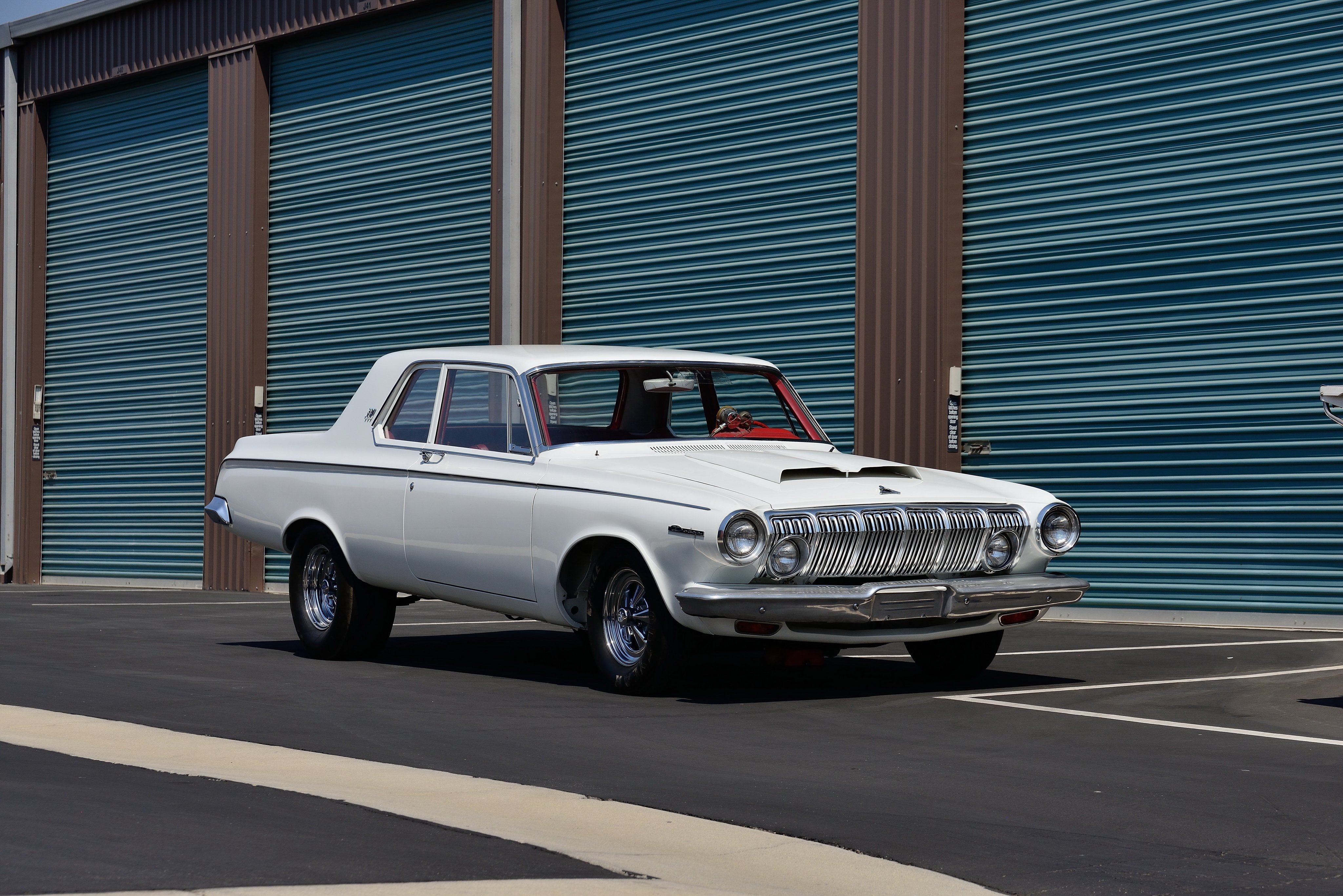 1963, Dodge, 330, 2 door, Sedan, Factory, Lightweight, Cars, Classic ...