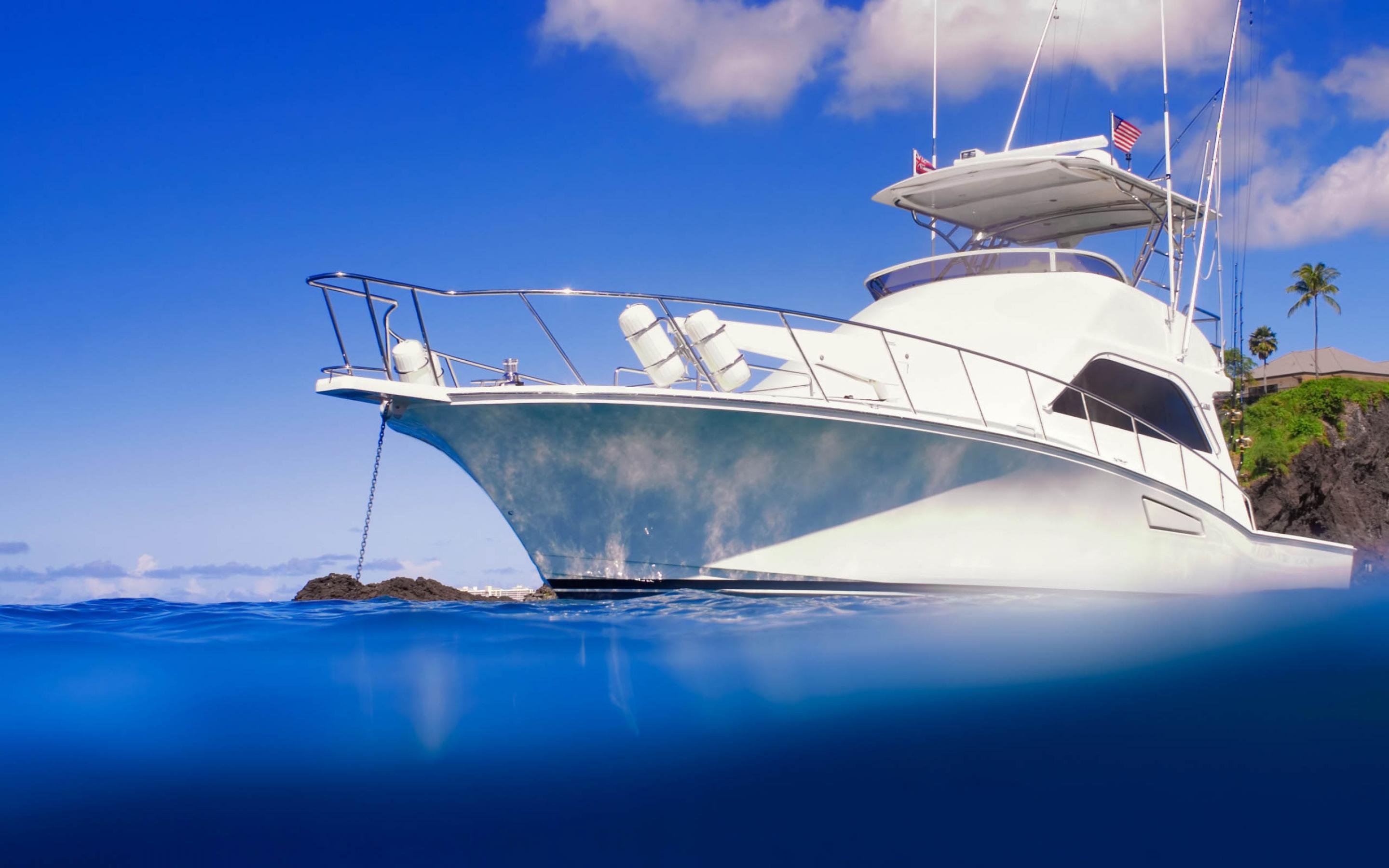 yate, Lujo, Barco, Blanco Wallpapers HD / Desktop and Mobile Backgrounds