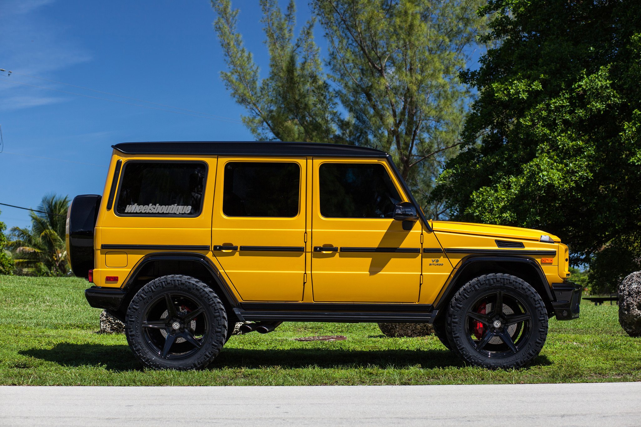 mercedes, Benz, G63, Amg, Cars, 4x4, Yellow, Wheels, Hre Wallpapers HD ...