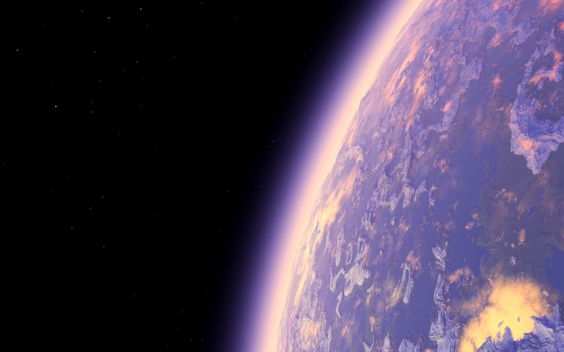 stars, Atmosphere, Planets, Art, Space, Render Wallpapers HD / Desktop ...