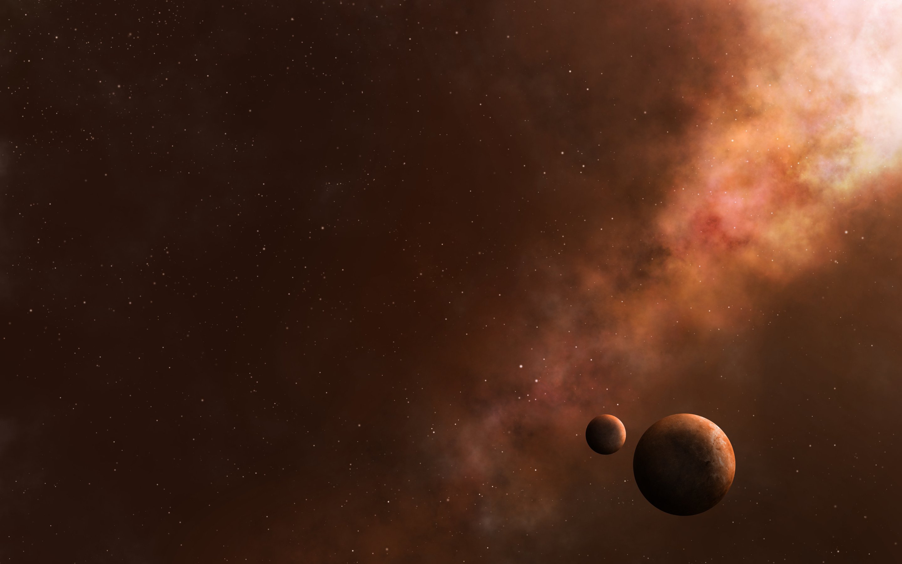 space, Nebula, Moon, Planets, Stars, Art Wallpapers HD / Desktop and ...