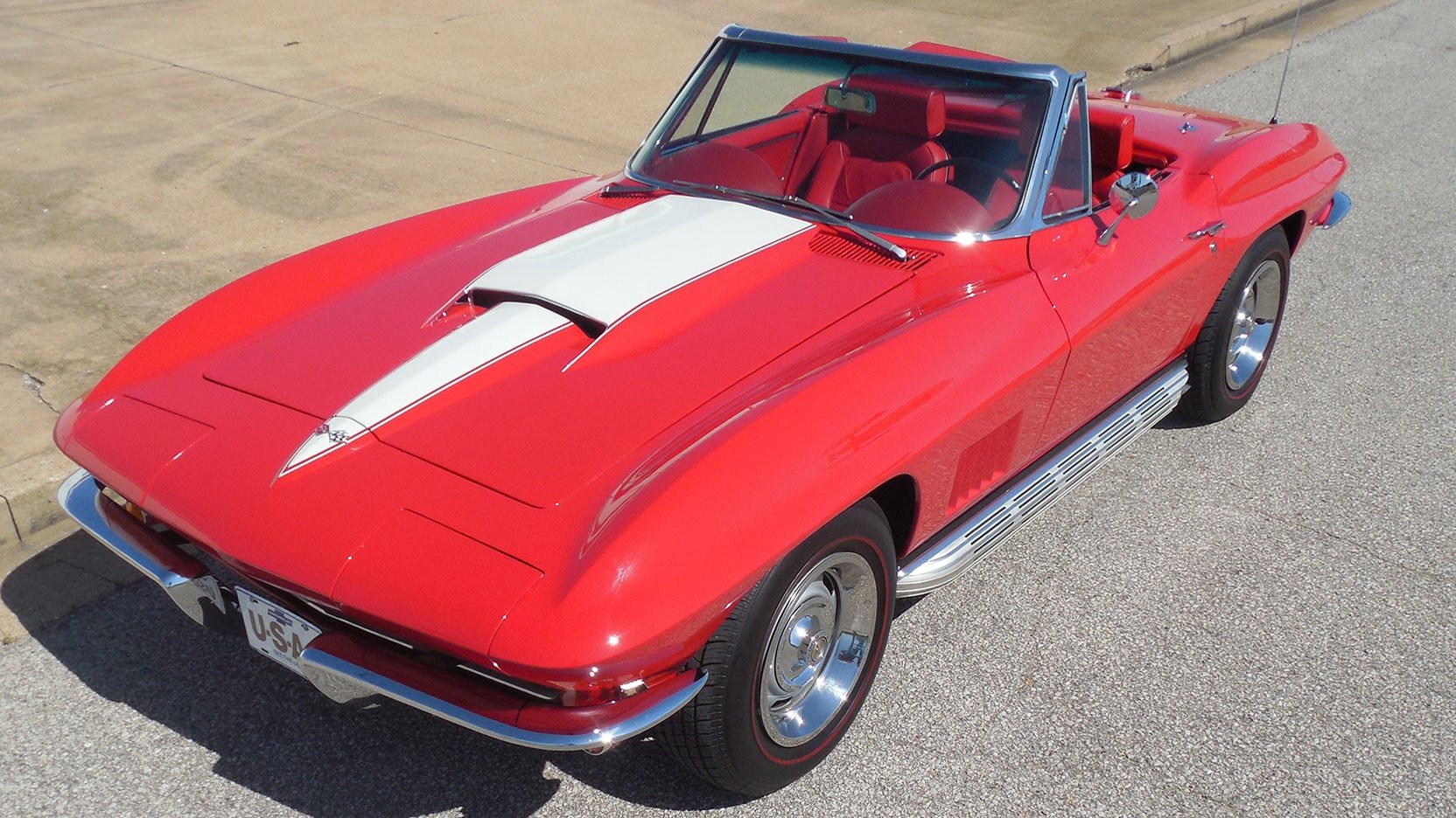 1967, Chevrolet, Corvette, Convertible, c2 , Cars, Red Wallpapers HD ...