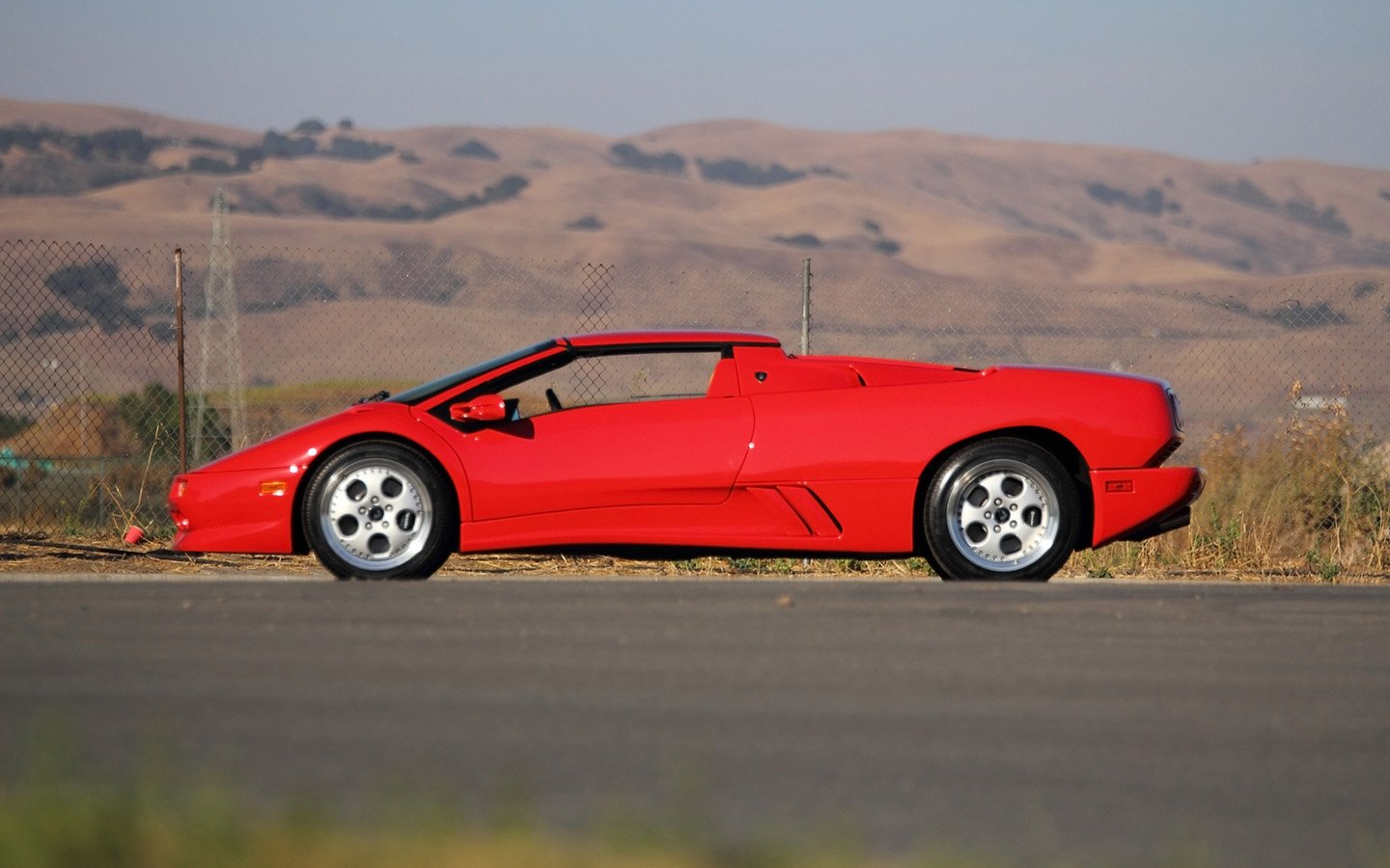 1997, Lamborghini, Diablo, Vt, Roadster, Smalto, Rosso, Cars, Supercars ...