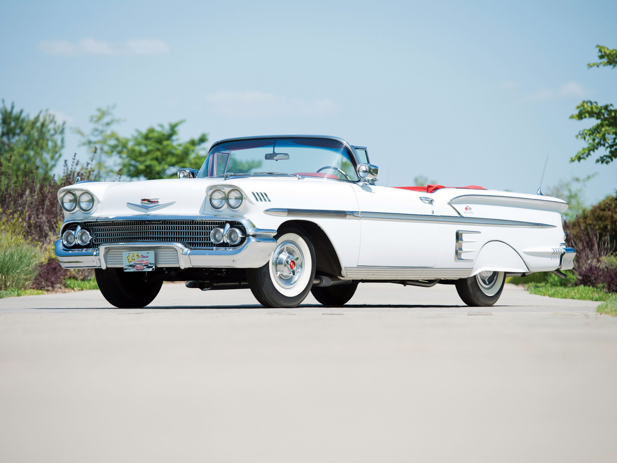 1958, Chevrolet, Bel, Air, Impala, 348, Super, Turbo, Thrust, Tri power ...