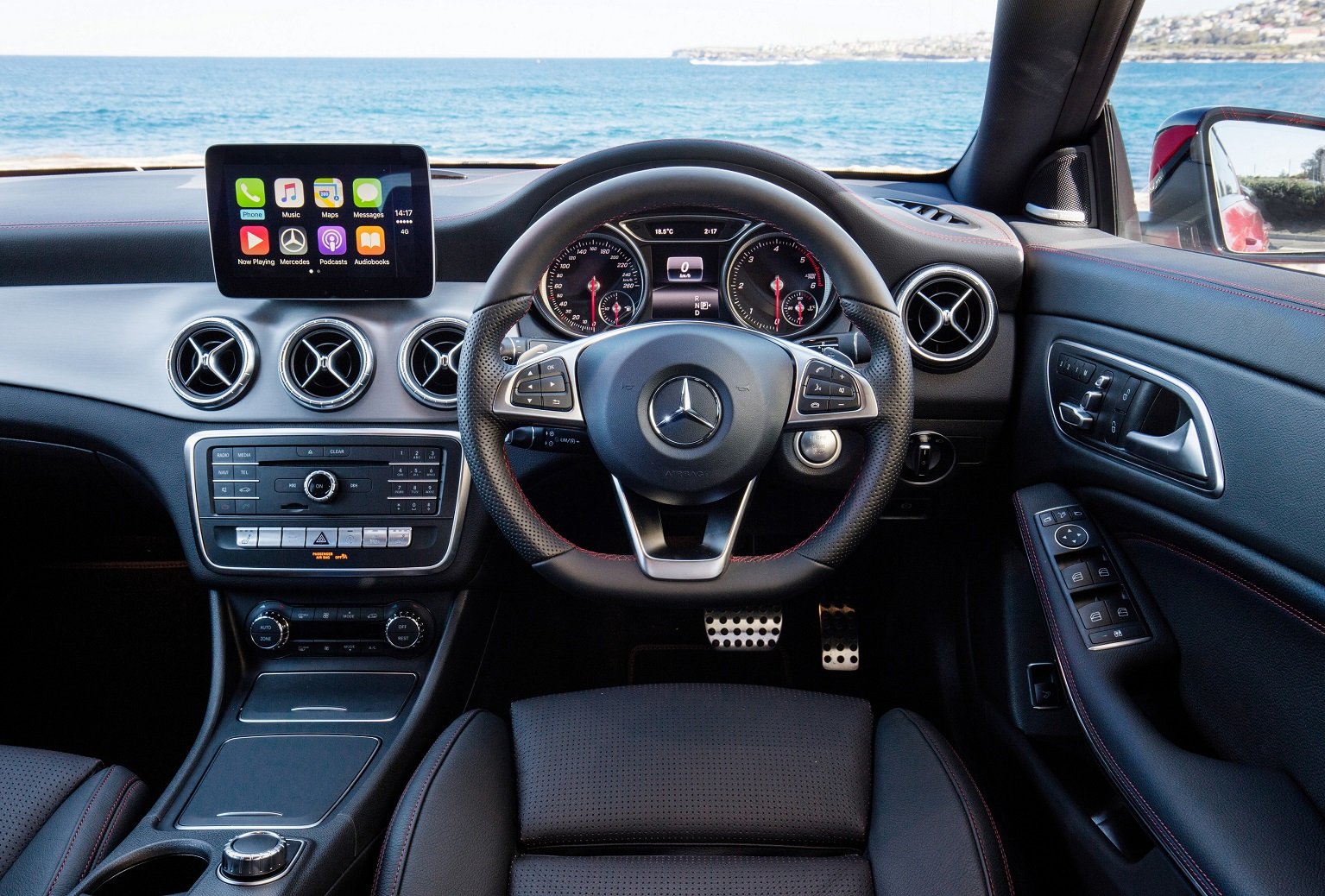 mercedes, Cla, 220d, Amg, Line, Au spec, c117 , Cars, Sedan, Red, 2016 ...