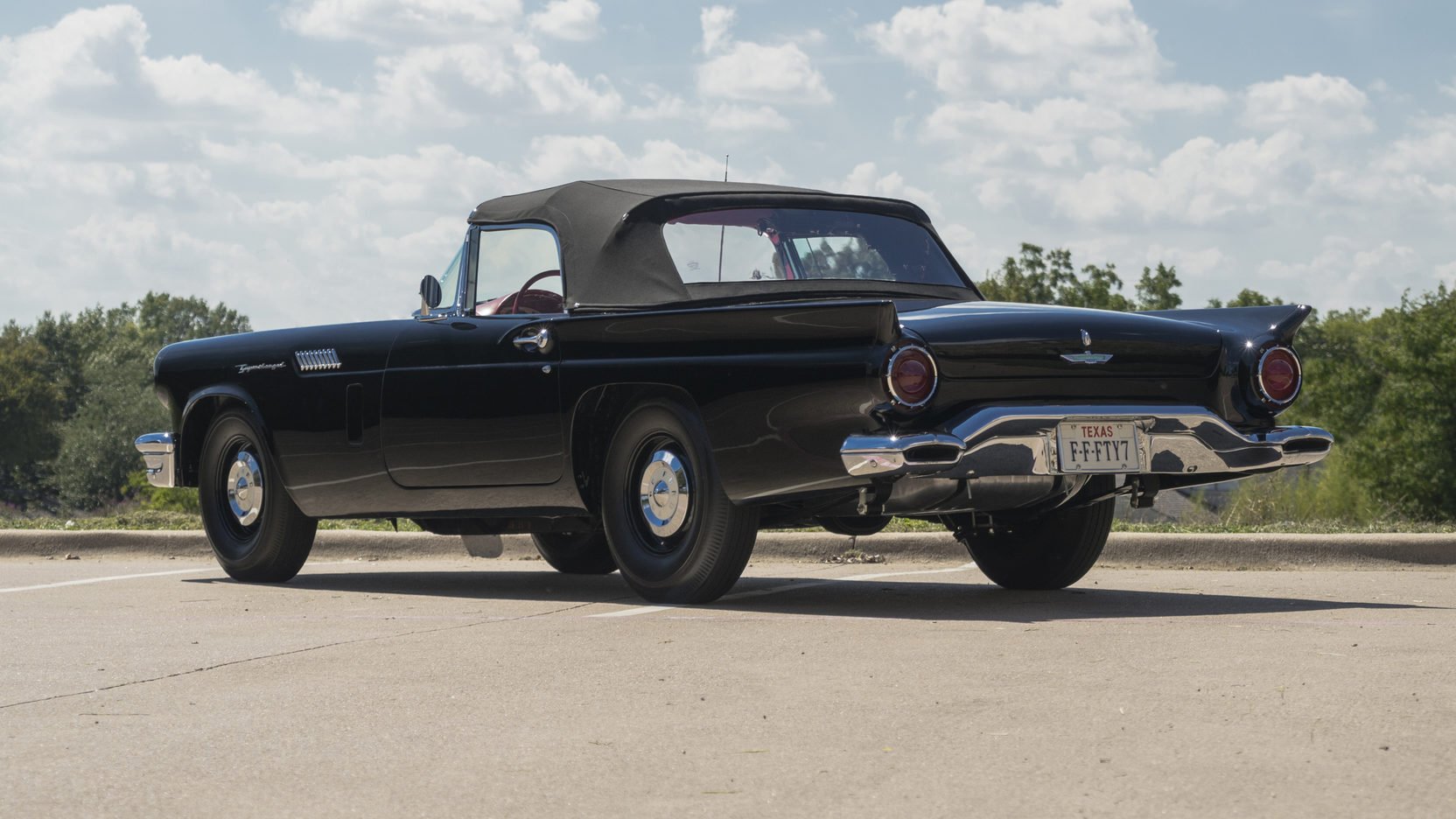 1957, Cars, Classic, Ford, Thunderbird, Black, F bird Wallpapers HD ...