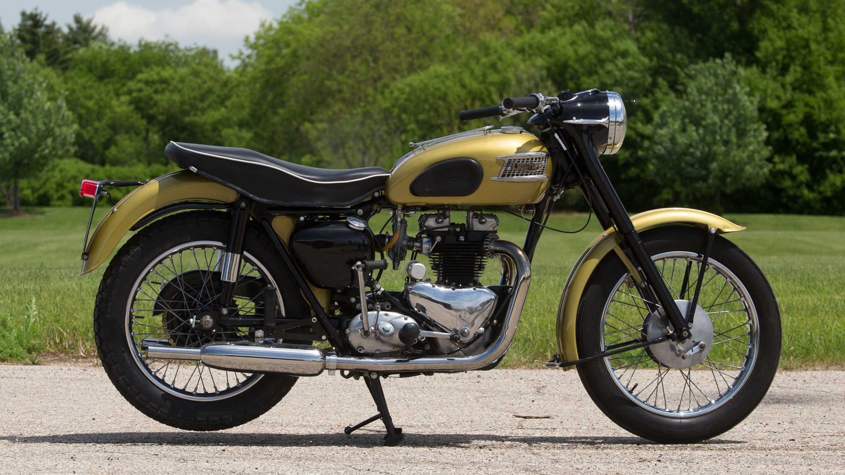 1957, Triumph, 6t , Thunderbird, Motorcycles Wallpapers HD / Desktop ...