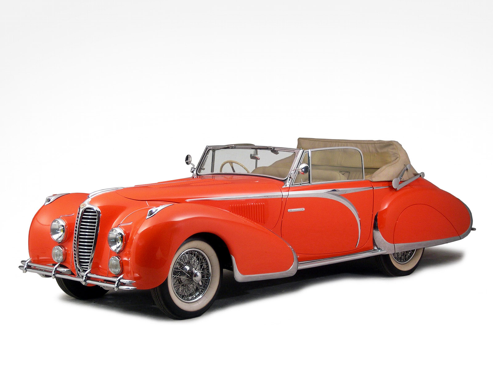 1947, Delahaye, 135, M, Drophead, Coupe, Retro, Luxury Wallpapers HD ...