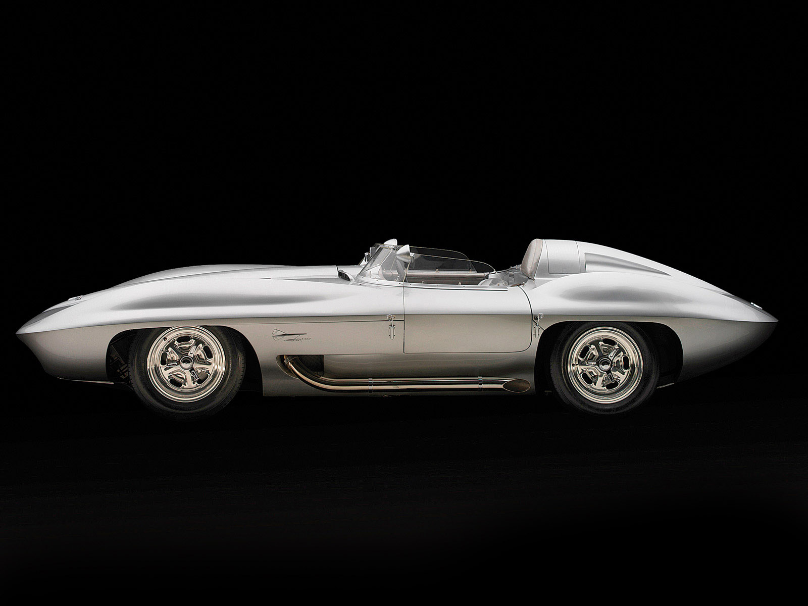 1959, Chevrolet, Corvette, Stingray, Racer, Concept, Retro, Muscle ...