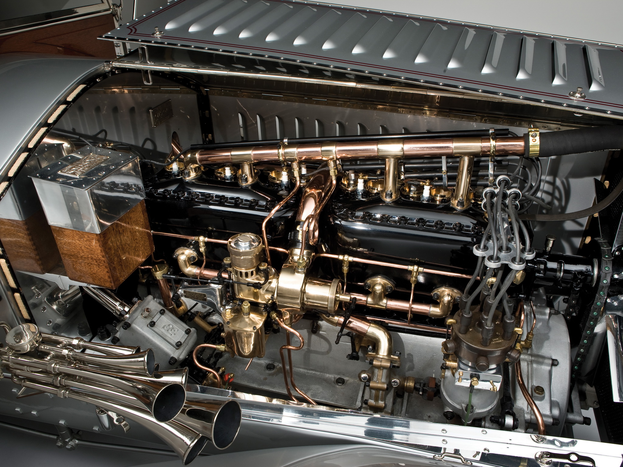 1915, Rolls, Royce, Silver, Ghost, L e, Tourer, Luxury, Retro, Engine ...