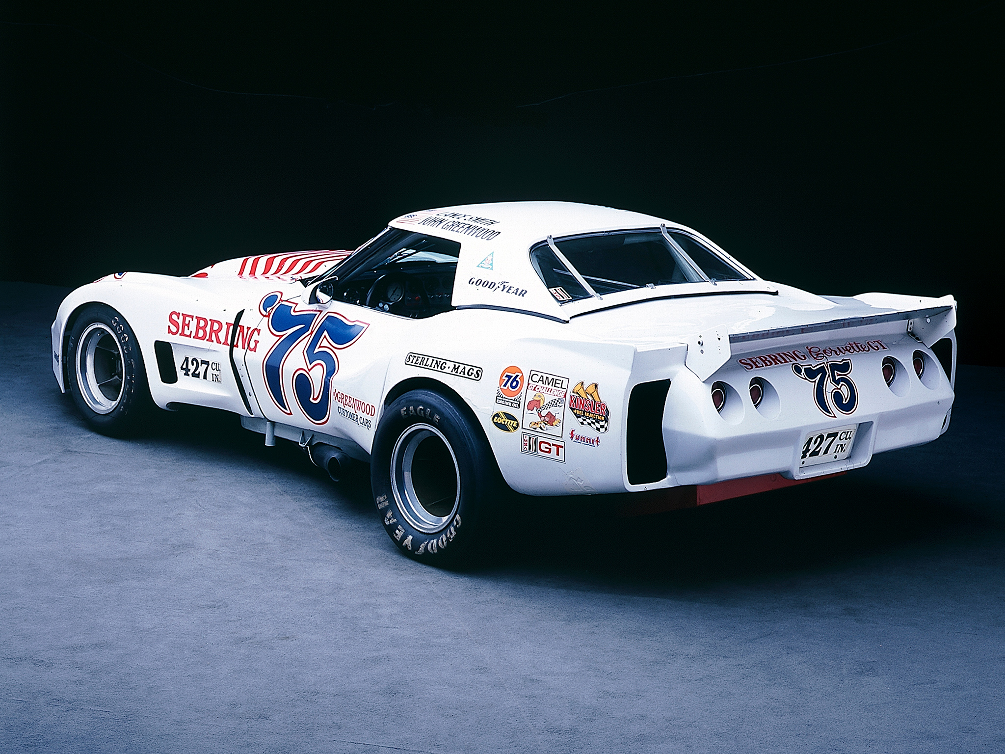 1974, Greenwood, Chevrolet, Corvette, Imsa, Road, Racing, G t, C 3 ...