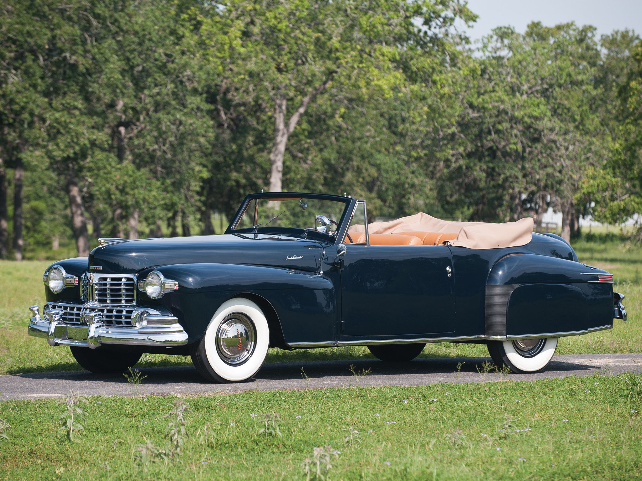 1947, Lincoln, Continental, Cabriolet, Retro, Fs Wallpapers HD ...