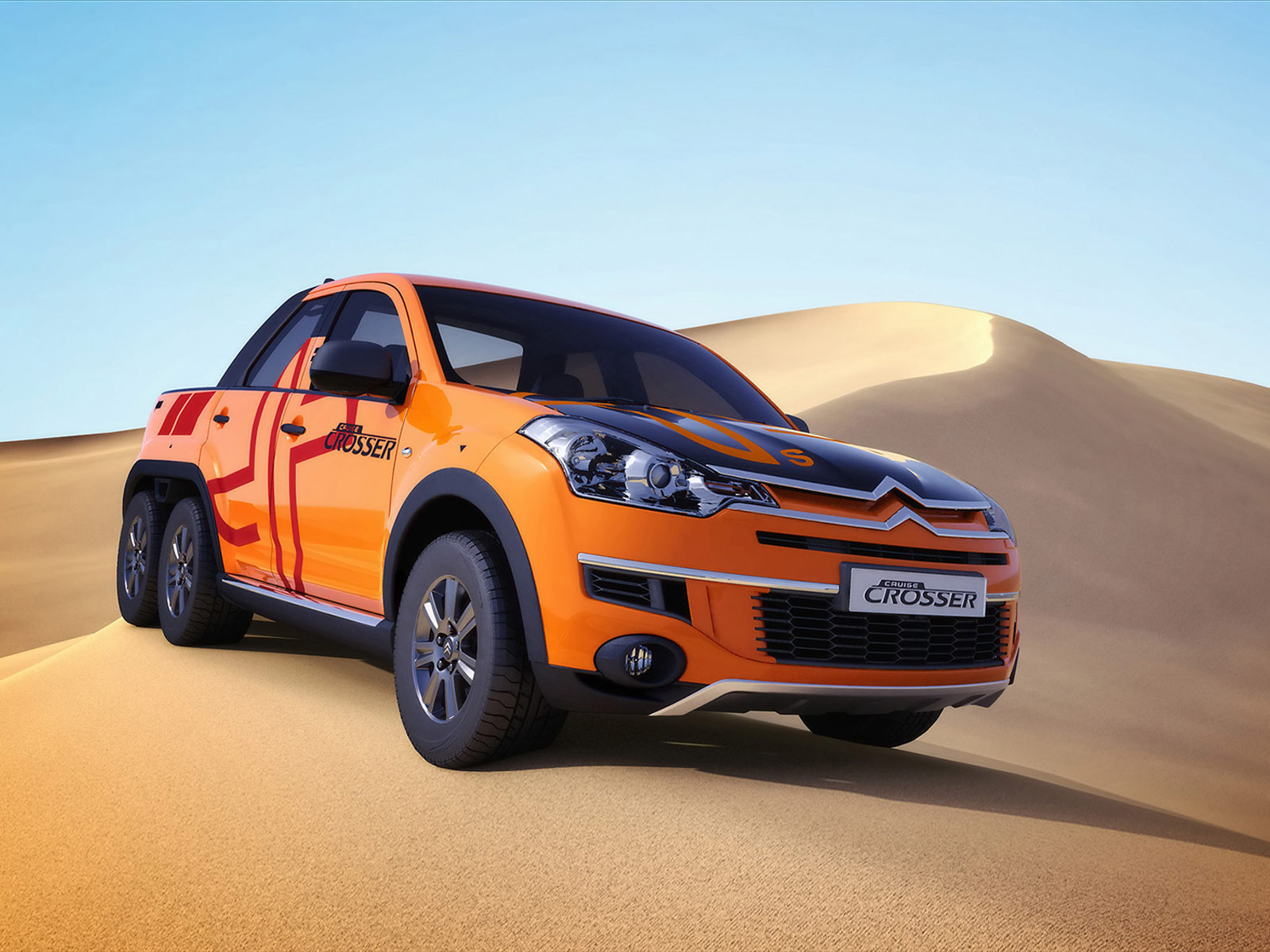 2007, Sbarro, Citroen, Cruise, Crosser, Suv, Pickup, Truck, Concept ...