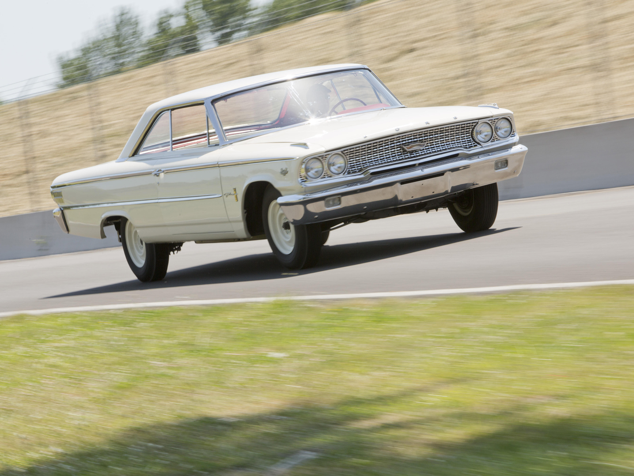1963, Ford, Galaxie, 500, Factory, Lightweight, Drag, Racing, Race ...