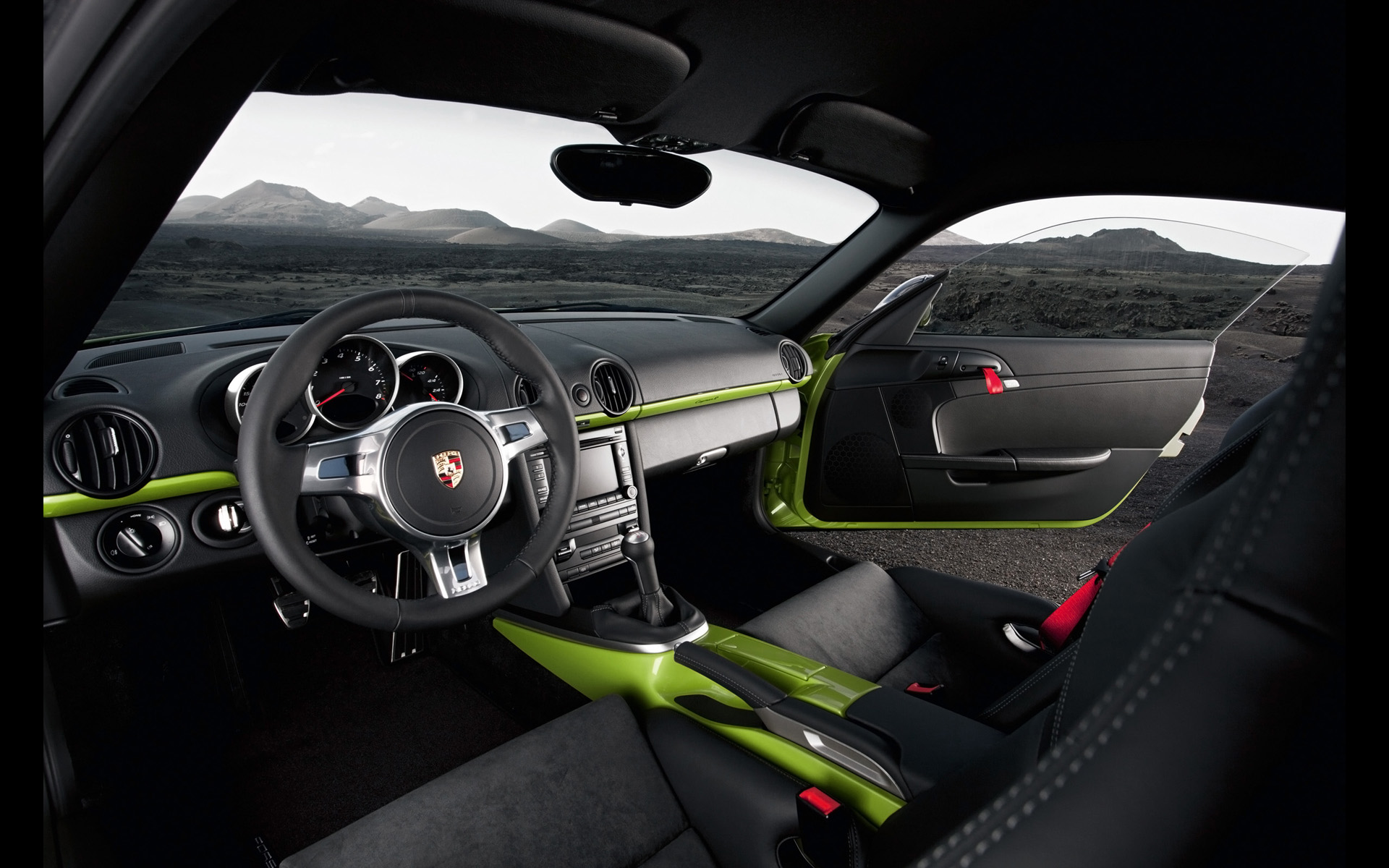 2013, Porsche, Cayman, R, Interior Wallpapers HD / Desktop and Mobile ...