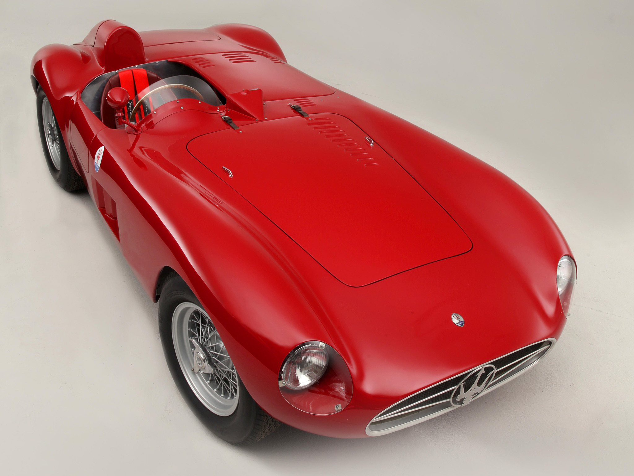 1956, Maserati, 300s, Race, Racing, Supercar, Retro Wallpapers HD ...