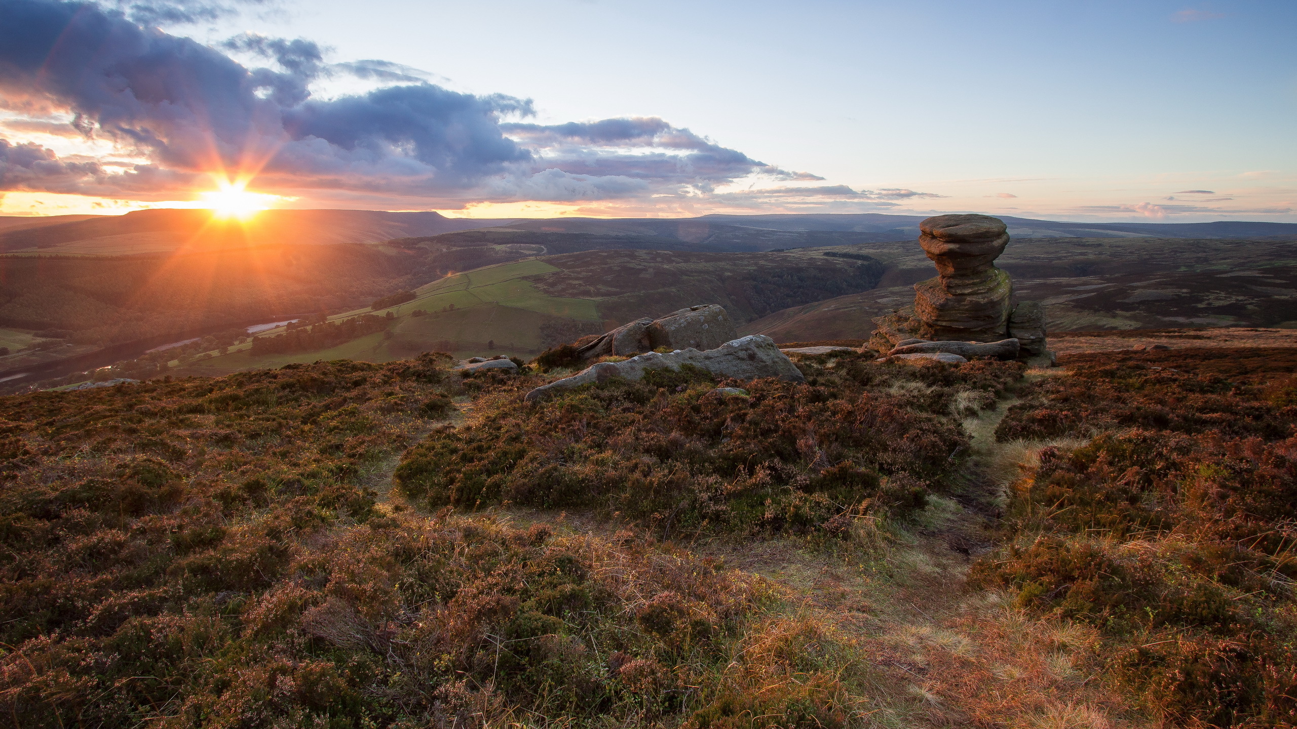 mountain, Rocks, Sunset Wallpapers HD / Desktop and Mobile Backgrounds