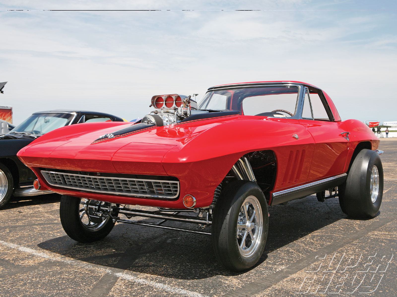 chevrolet, Corvette, Hot, Rod, Rods, Retro, Drag, Racing, Race, Gasser ...