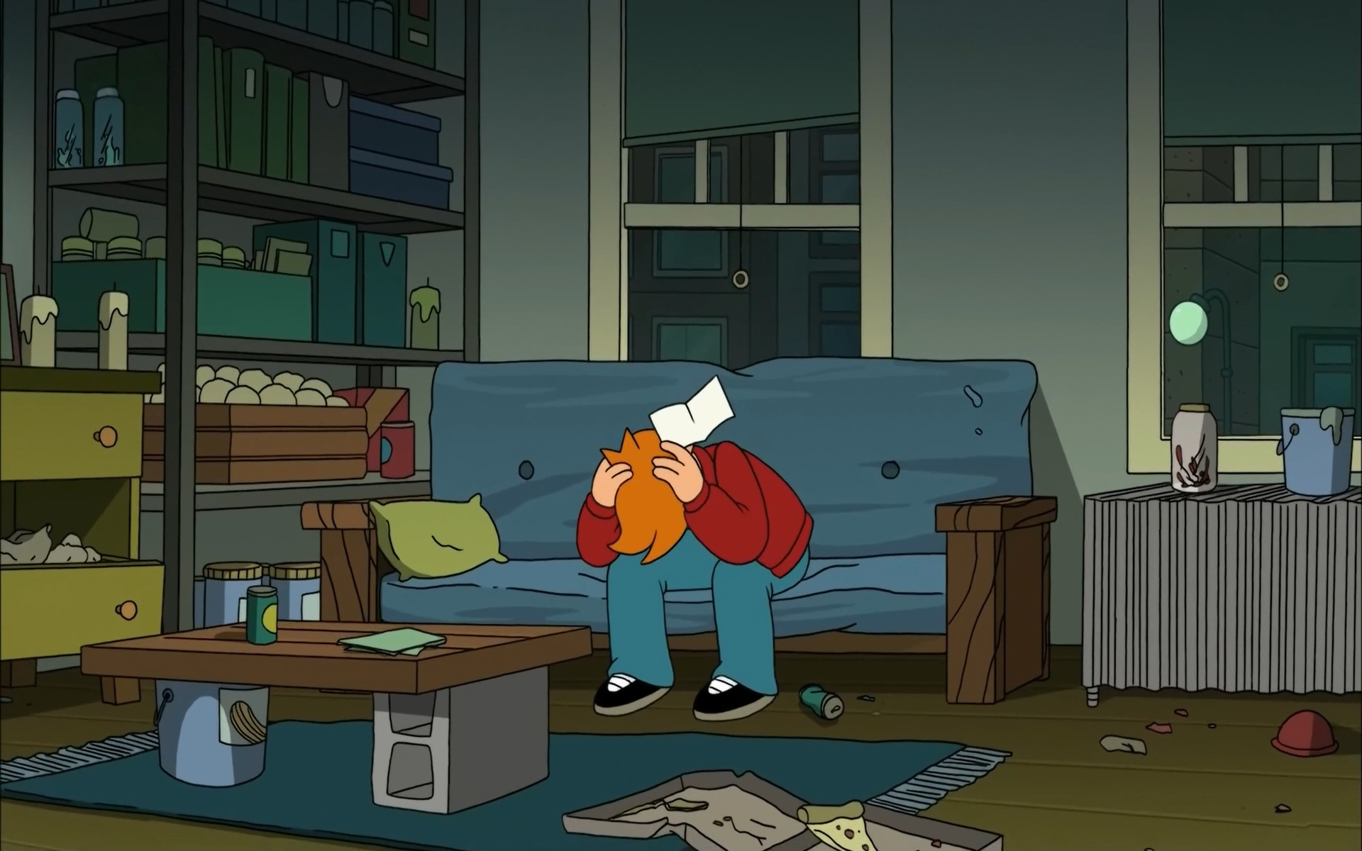 futurama, Couch, Room, Fry, Screenshots Wallpapers HD / Desktop and ...