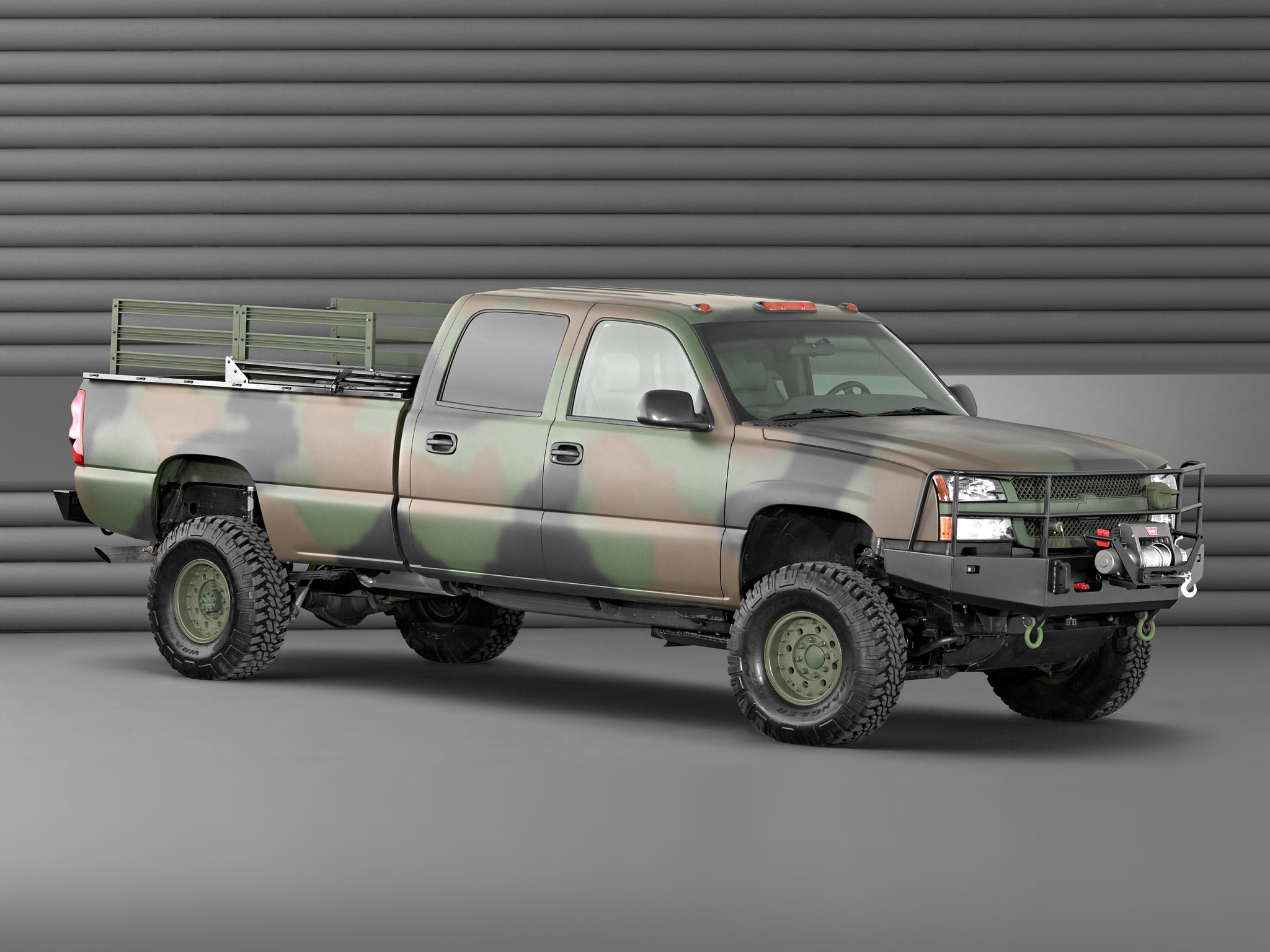 2003, Chevrolet, Silverado, Crew, Cab, Military, Pickup, 4x4 Wallpapers ...