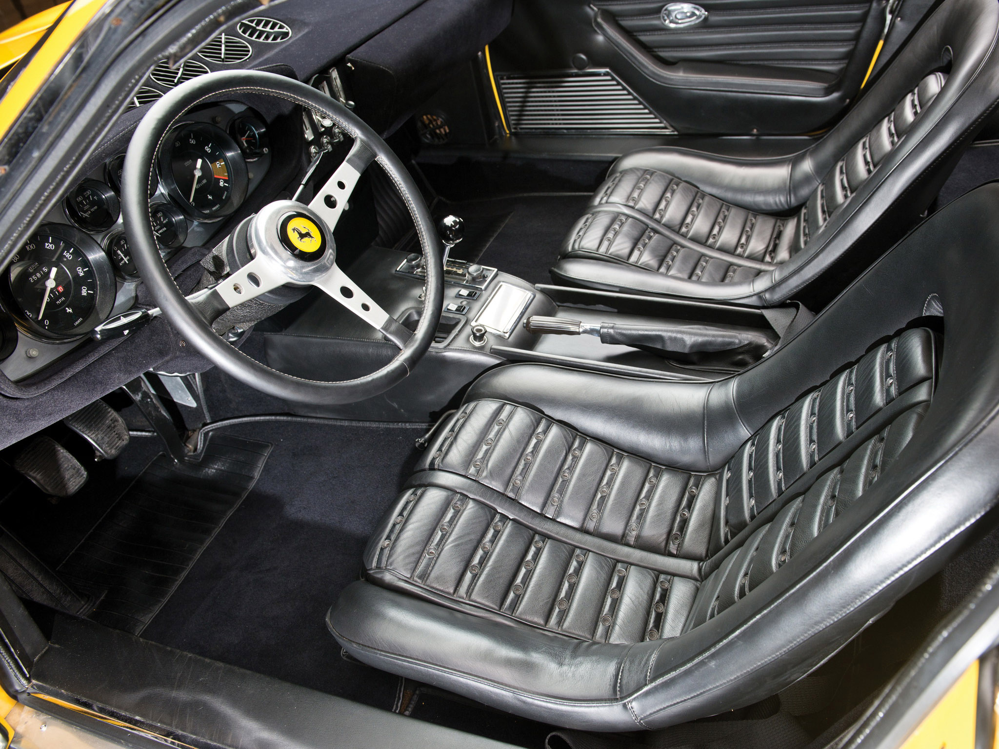 1971, Ferrari, 365, Gtb4, Daytona, Us spec, Supercar, Classic, Interior ...
