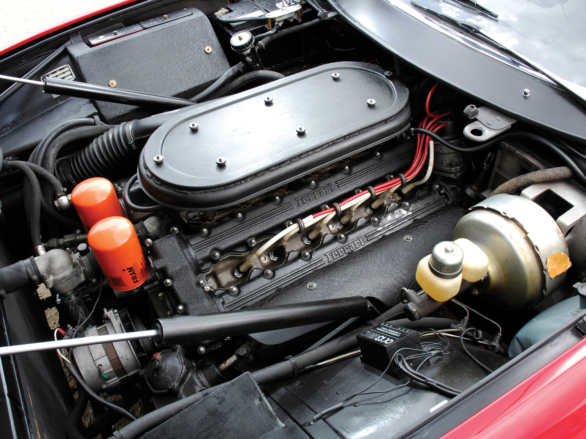 1971 73, Ferrari, 365, Gtb4, Daytona, Supercar, Engine Wallpapers HD ...