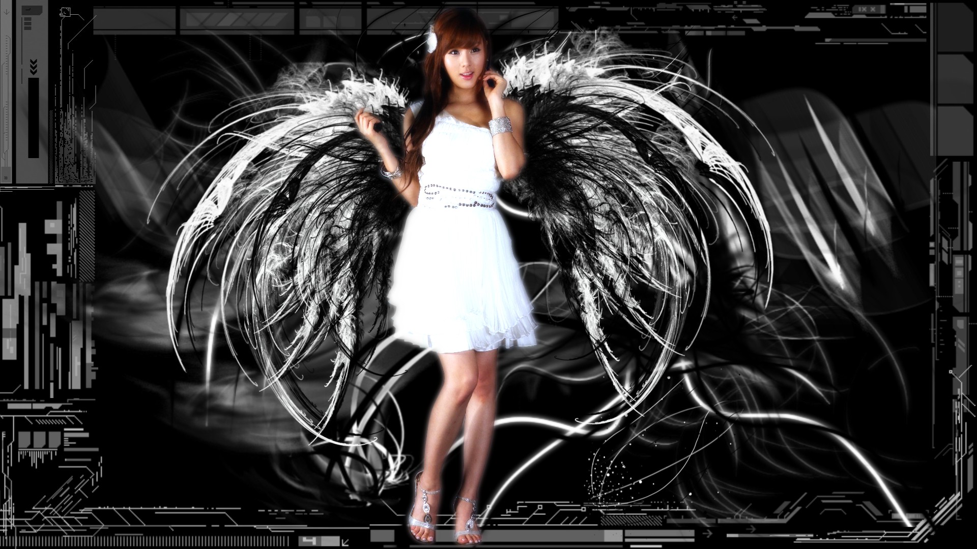 brunettes, Women, Uniforms, Models, School, Uniforms, Queen, Hwang, Mi ...