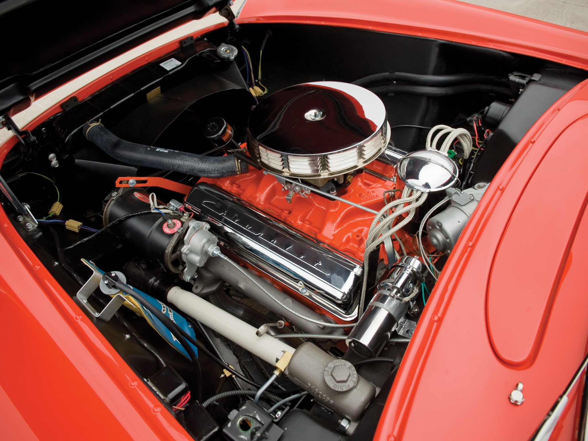 1955, Chevrolet, Corvette, C 1, 2934 , Supercar, Muscle, Retro, Engine ...