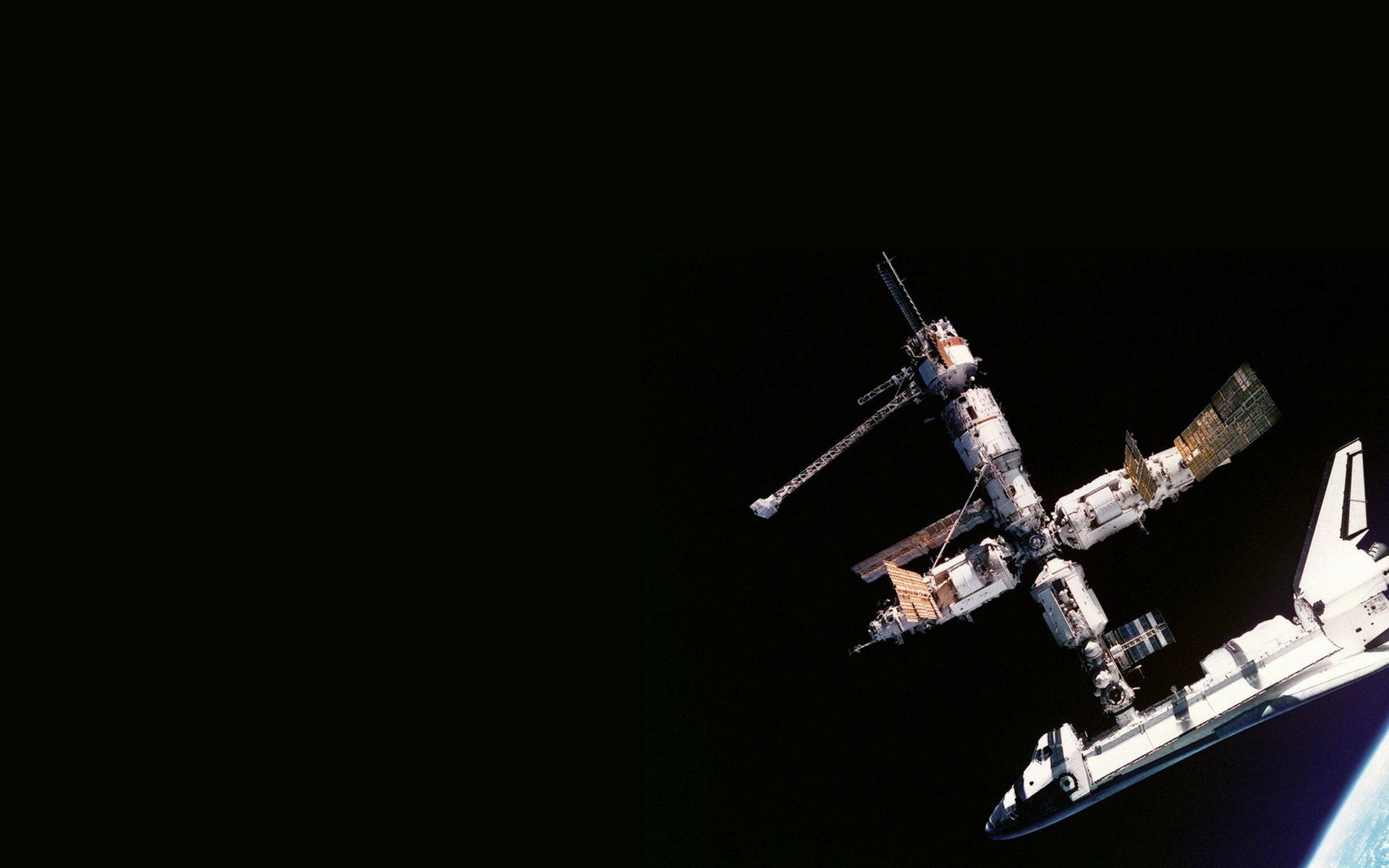 outer, Space, Space, Station, Shuttle Wallpapers HD / Desktop and ...