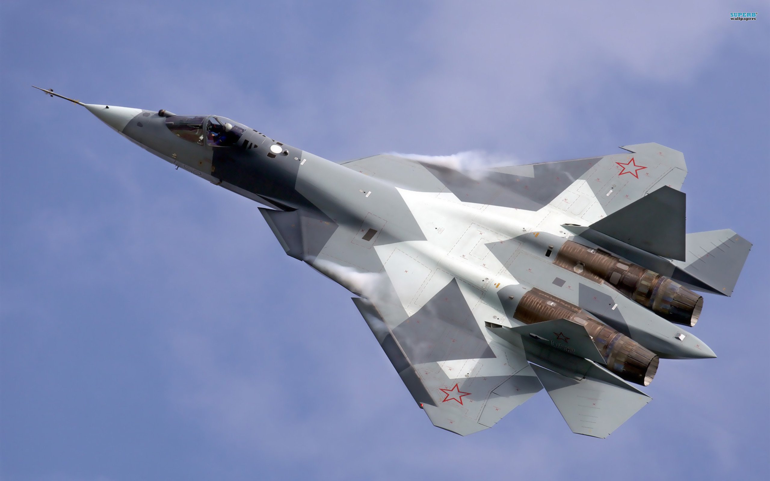 sukhoi, T 50, Fighter, Jet, Military, Airplane, Plane, Stealth, Pak, F ...