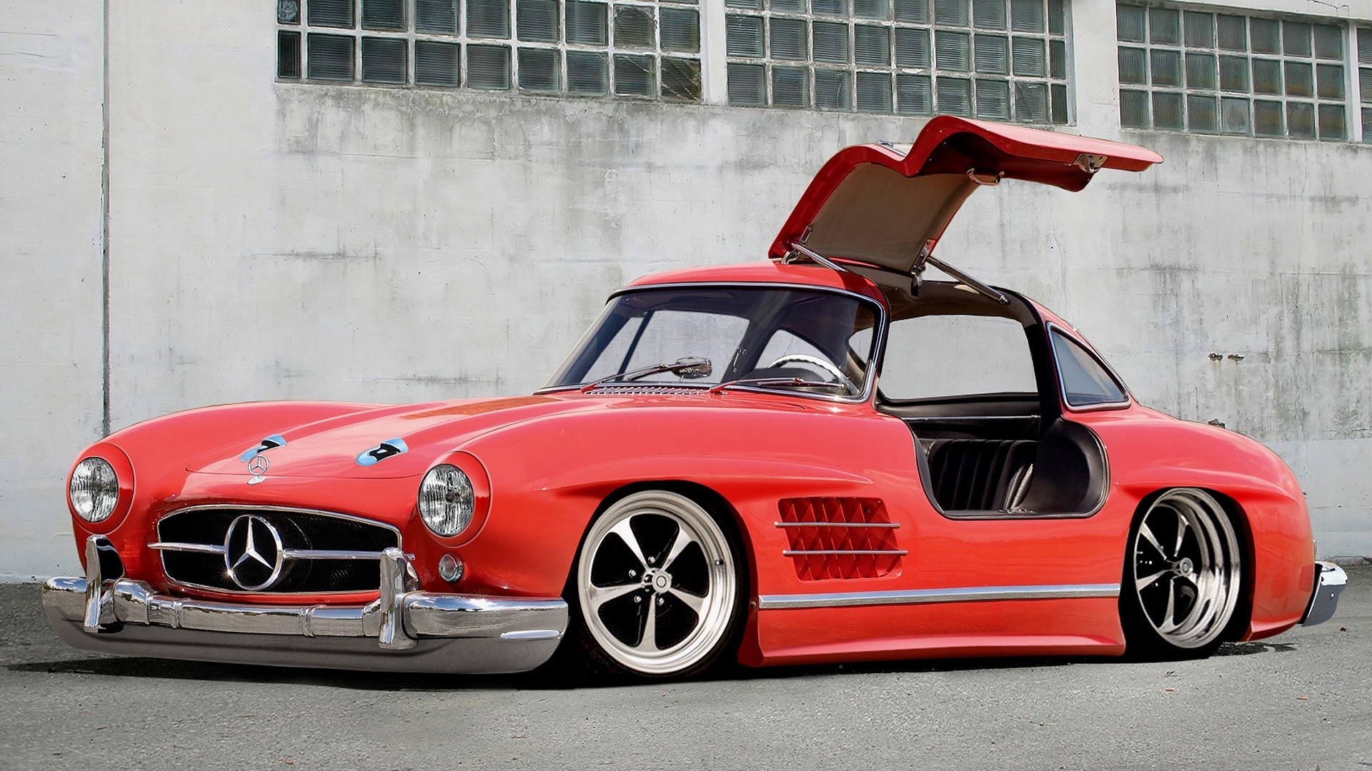 mercedes, Benz, 300, Tuning, Low, Red Wallpapers HD / Desktop and ...