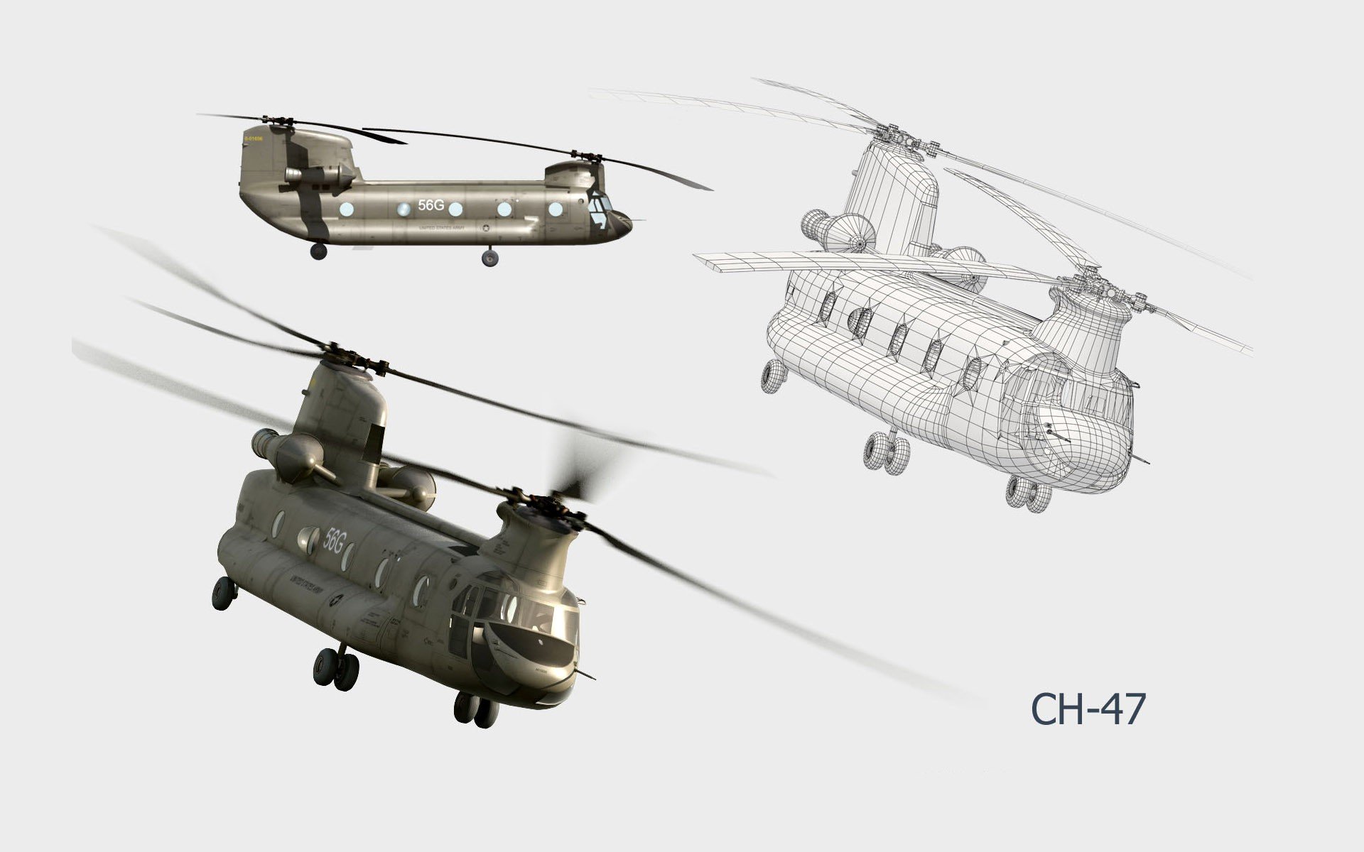 aircraft, Military, Ch 47, Chinook, Aviation Wallpapers HD / Desktop ...