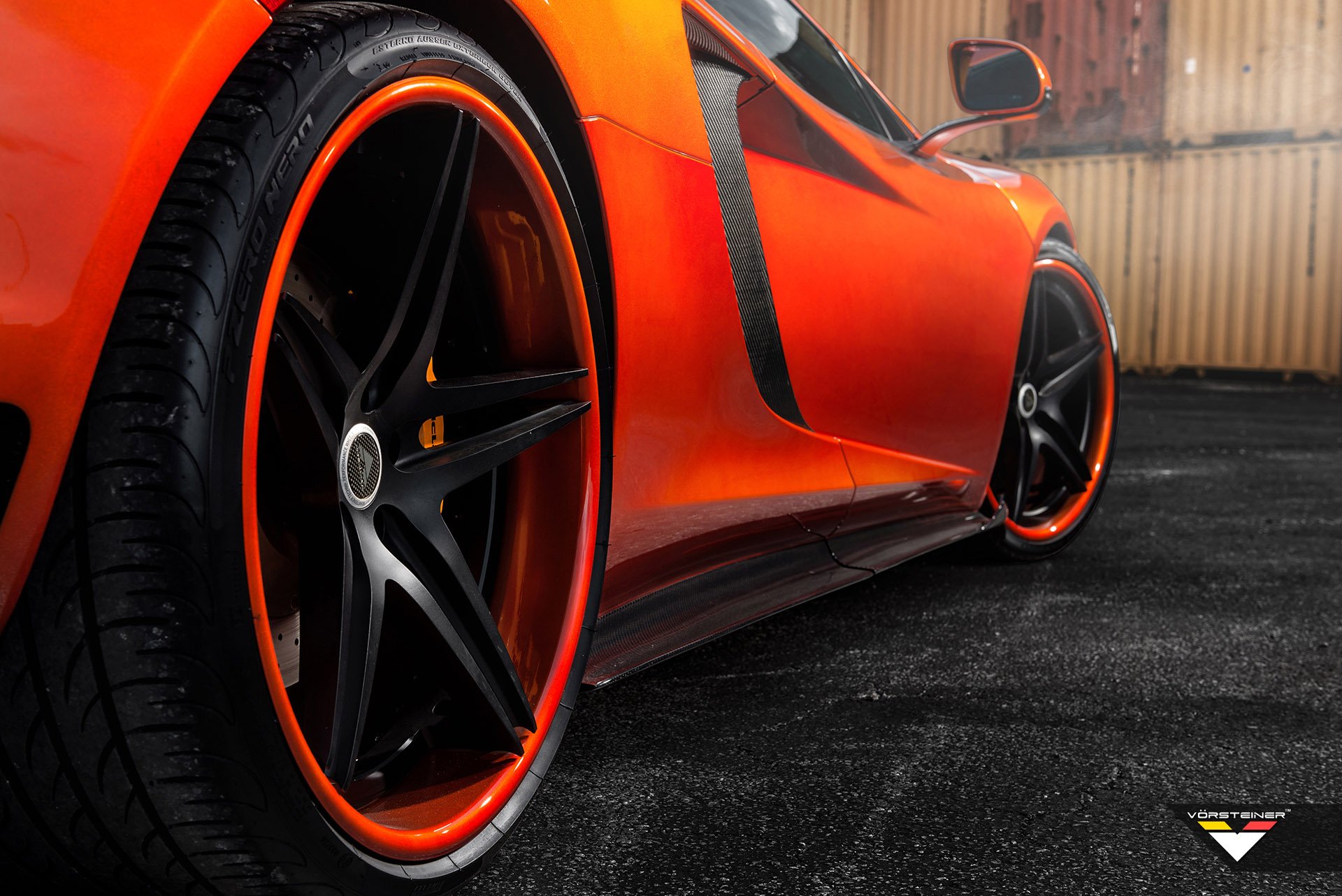 2014, Vorsteiner, Mclaren, Mp4, V x, Volcano orange, Supercar, Tuning ...