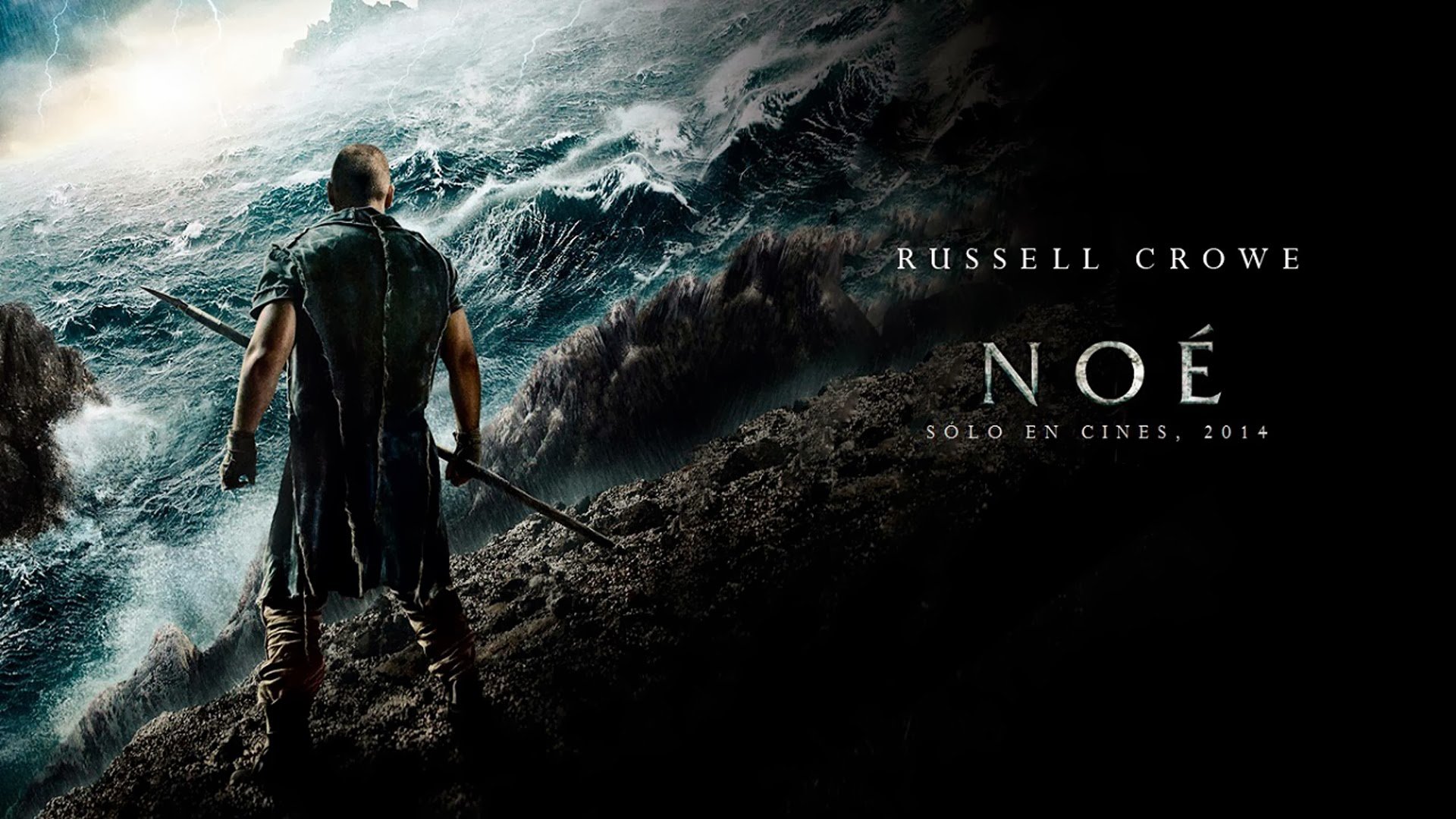 Noah Adventure Drama Religion Movie Film Crowe Poster Ocean Sea Wallpapers Hd Desktop