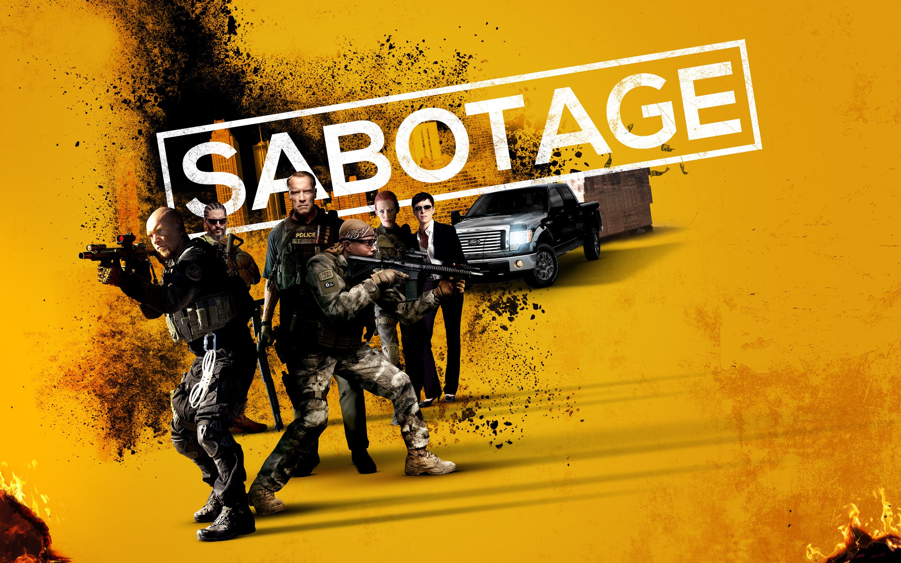sabotage, Action, Crime, Drama, Movie, Film, Weapon, Gun, Poster ...