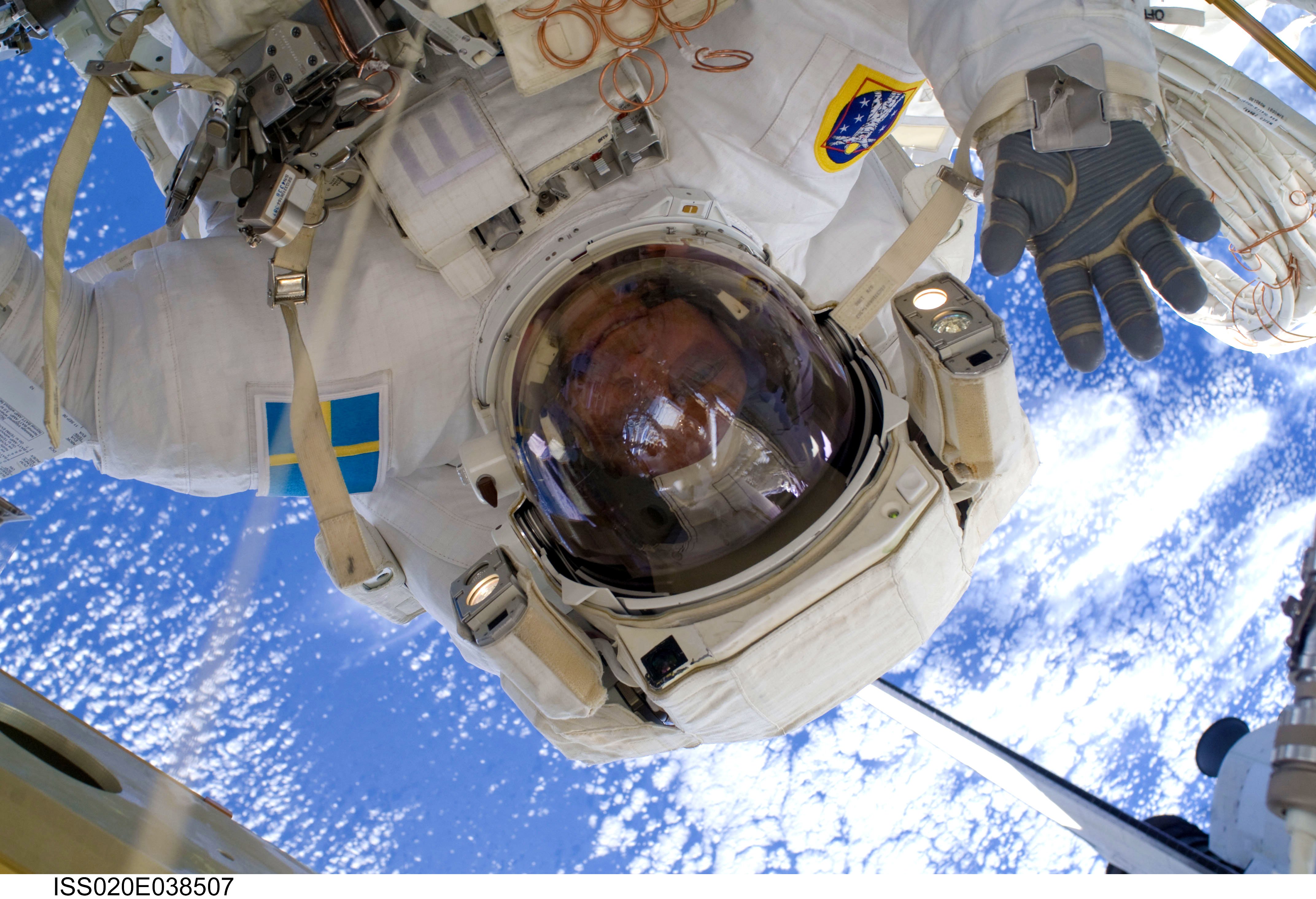 esa, Europe, Space, Christer, Fuglesang, During, Spacewalk Wallpapers ...