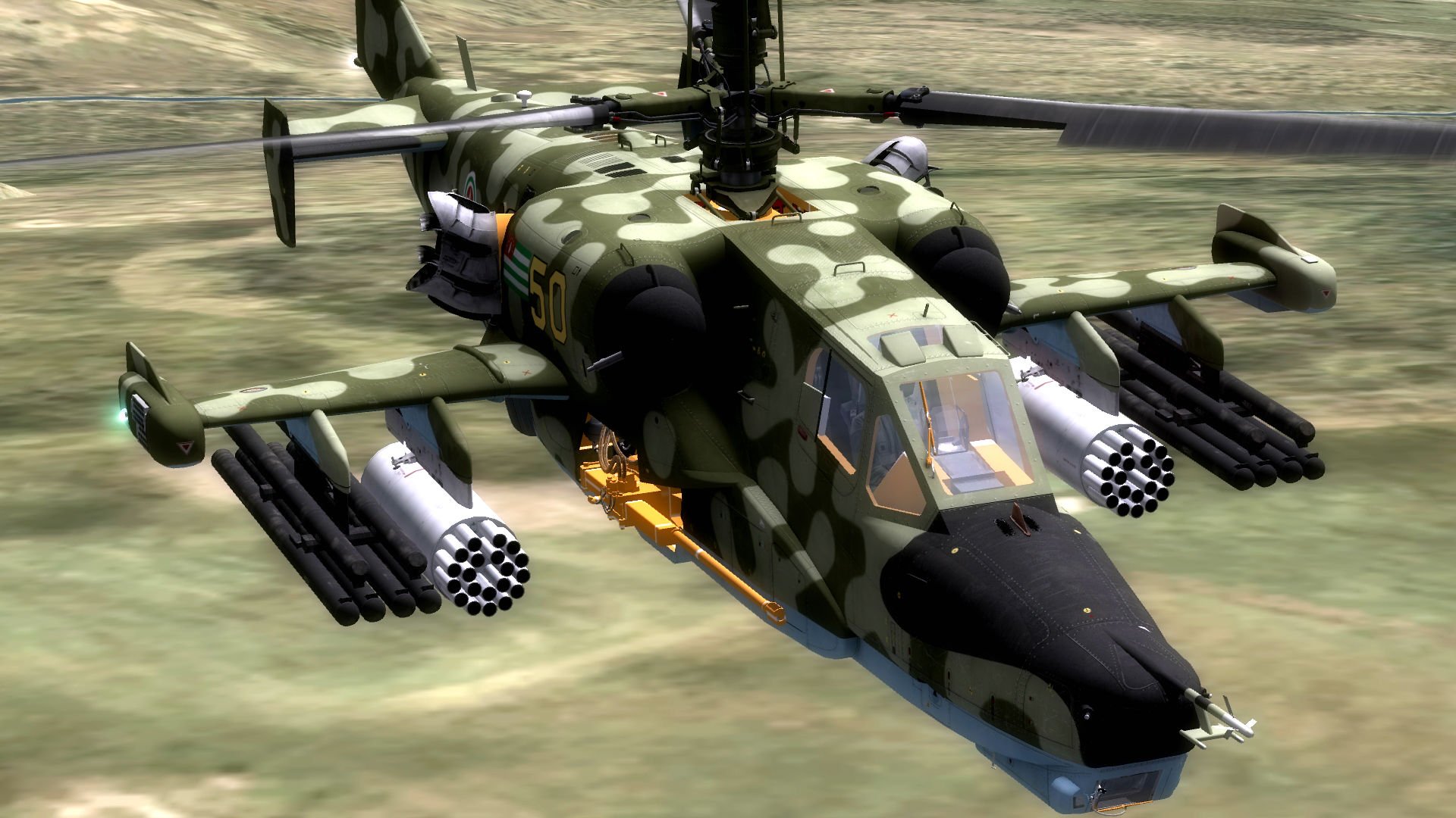 kamov, Ka 50, Black, Shark, Gunship, Attack, Helicopter, Military ...